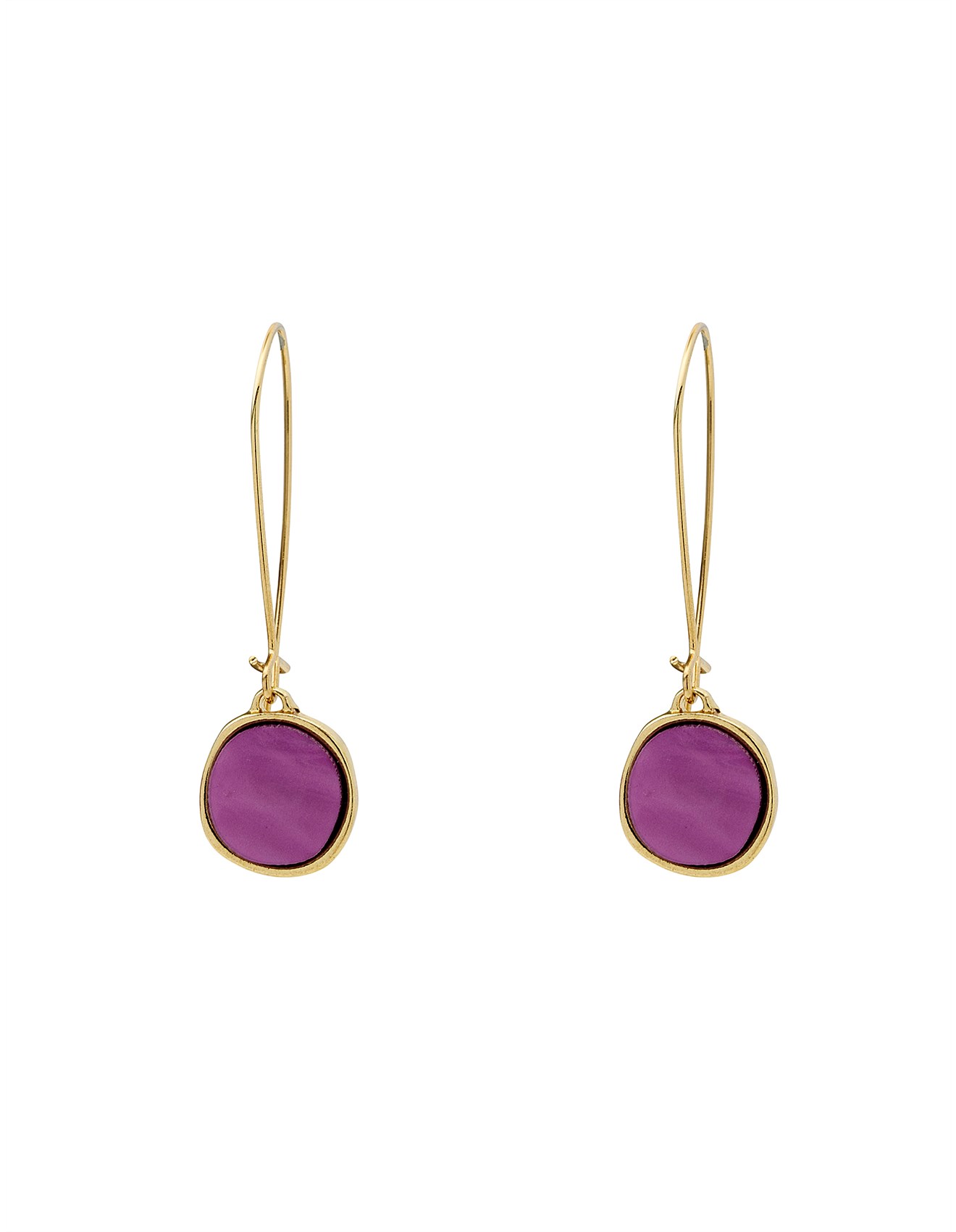 David Lawrence Plata Longline Drop Earring | David Jones