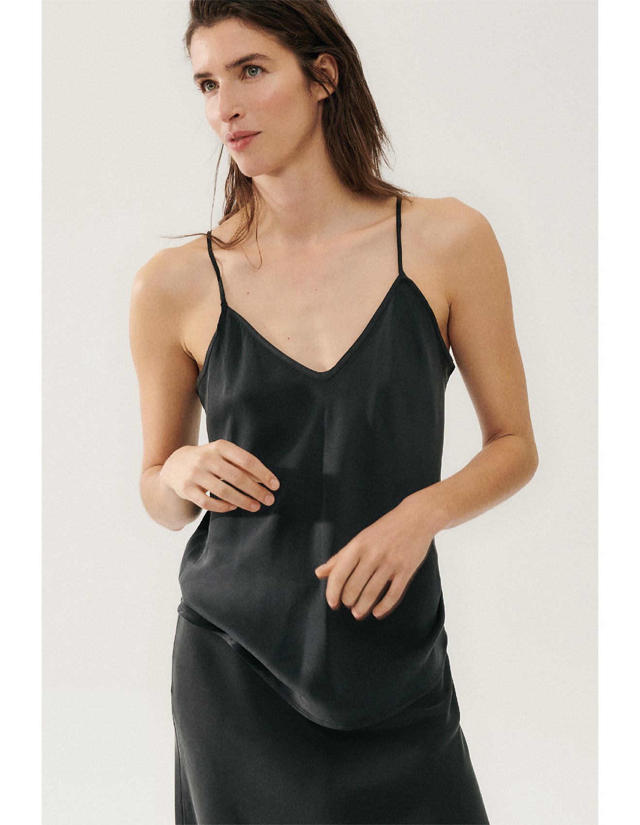 Silk Laundry Bias Cut Cami | David Jones