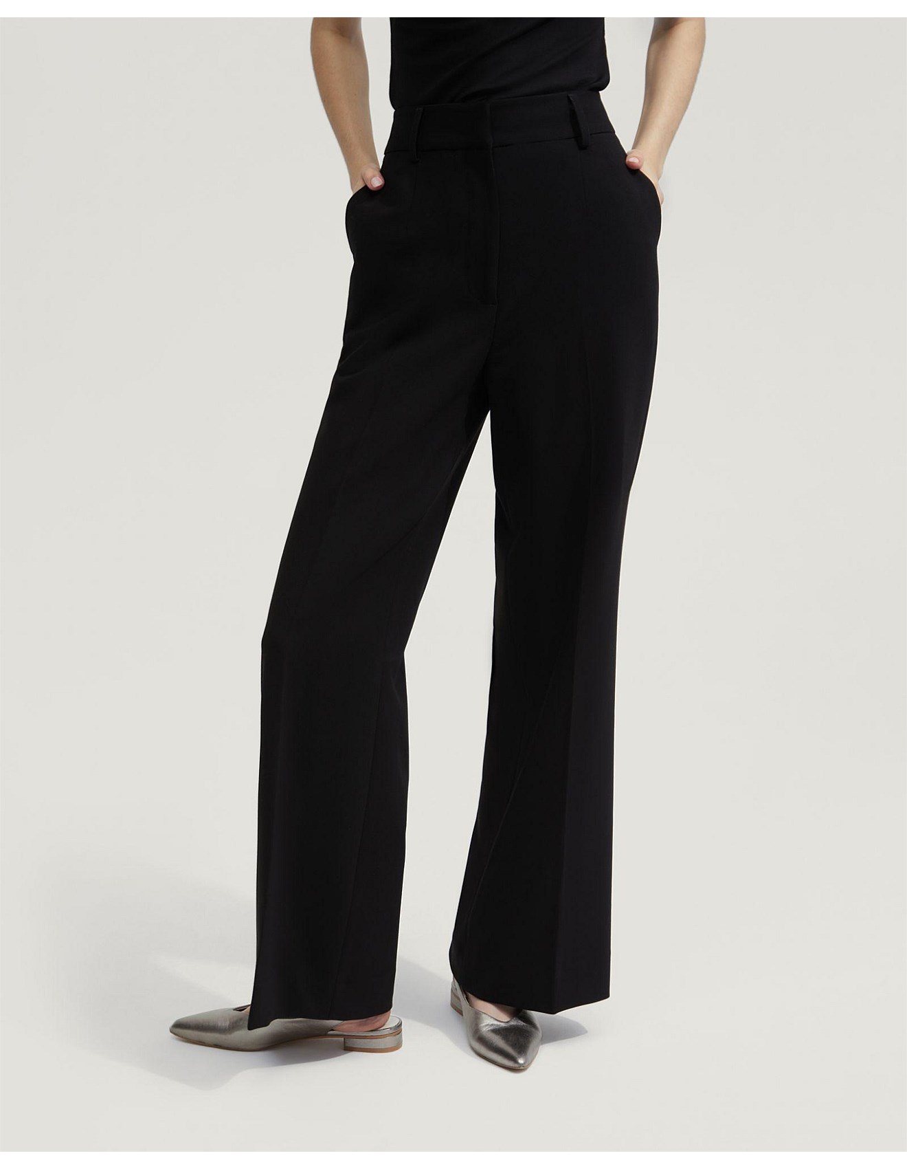 Oxford Lydia Stretch Wide Leg Pants | David Jones