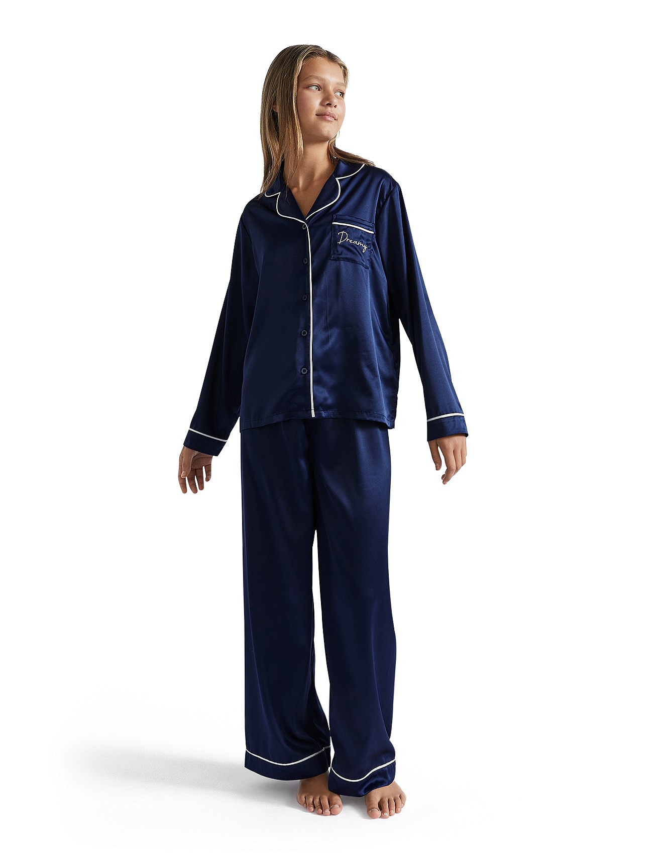 Seed Heritage Satin Pyjama | David Jones