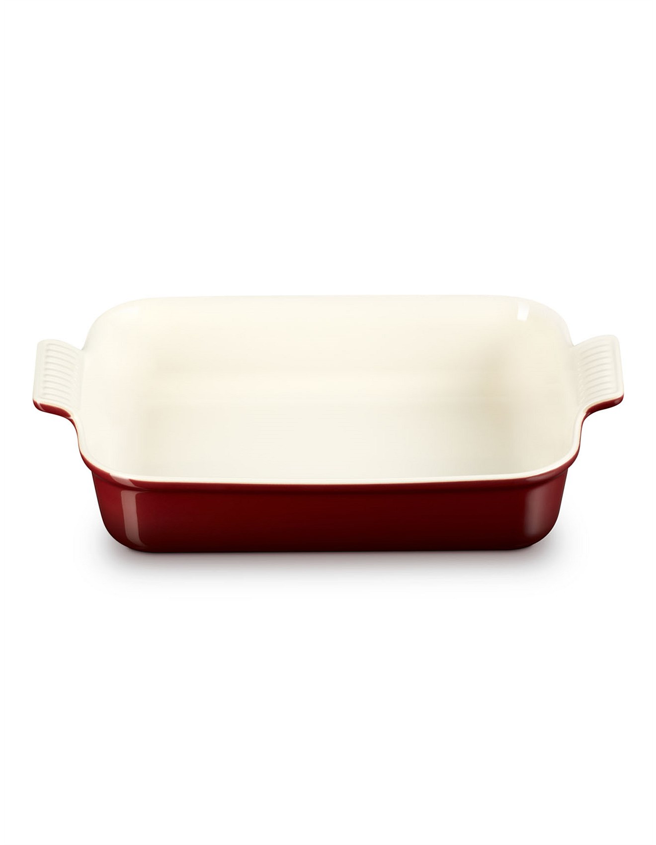 Le Creuset Heritage Rectangular Dish 32cm Garnet | David Jones