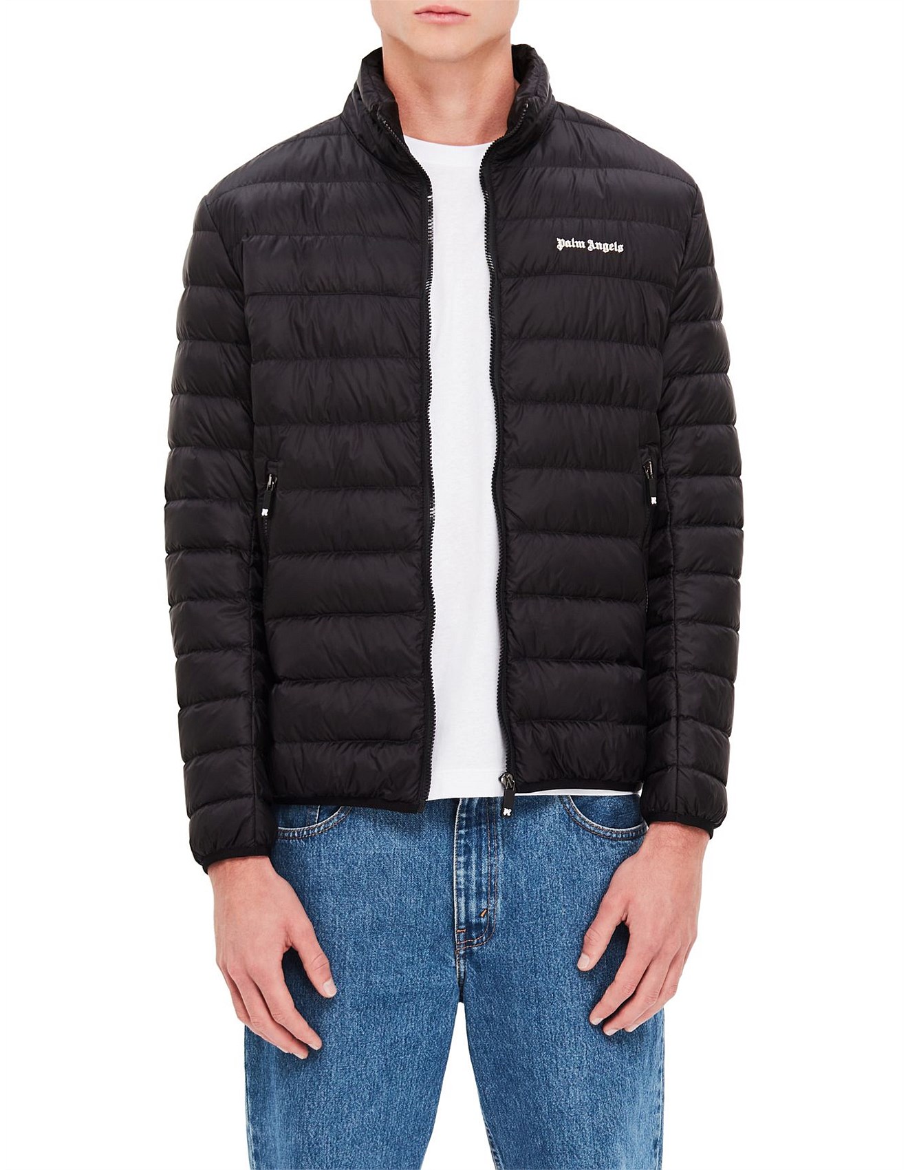 Palm Angels Classic Logo Track Jacket Black | David Jones