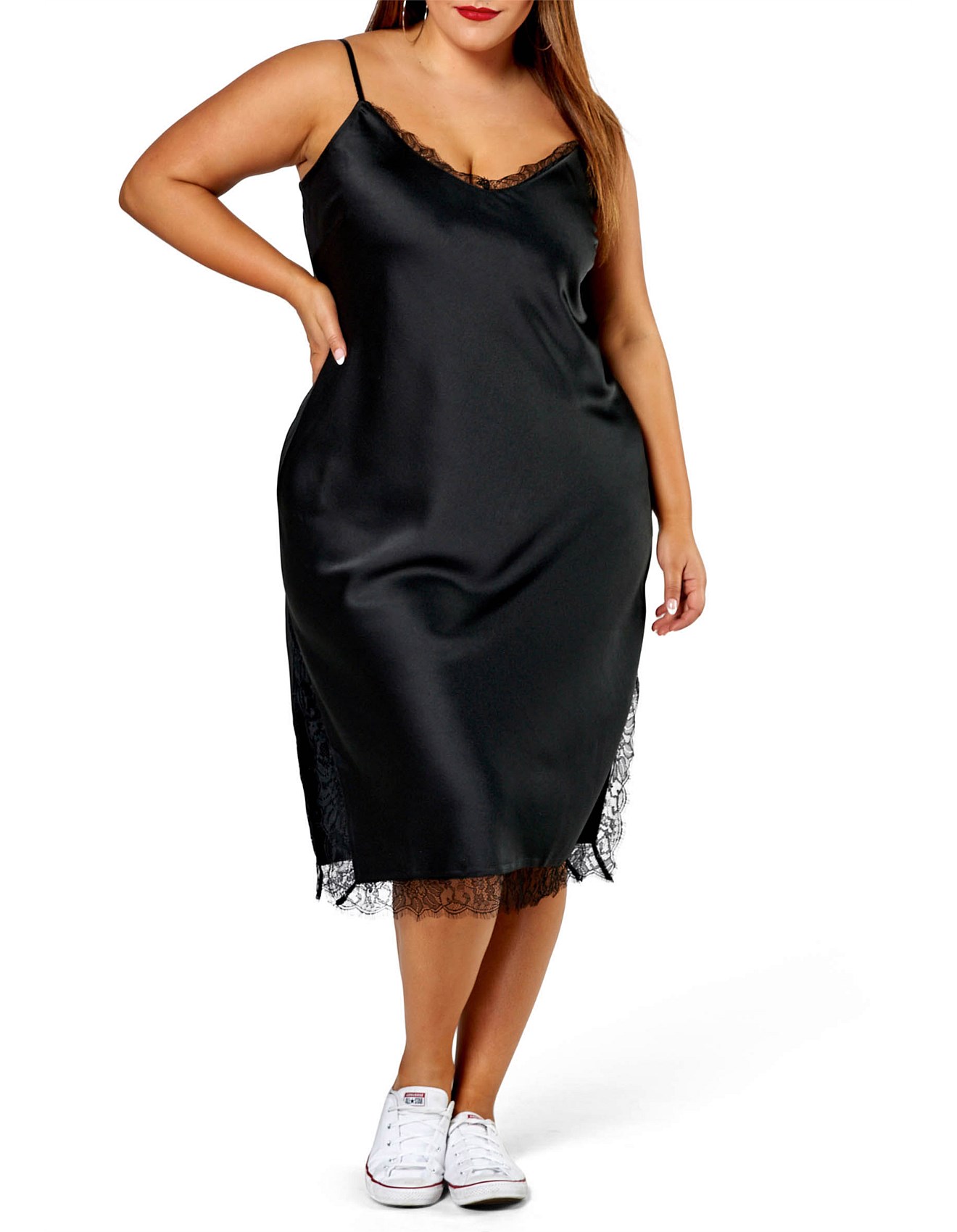 Curve Project Sunday In the City -Mexican Radio Slip Dress | David Jones