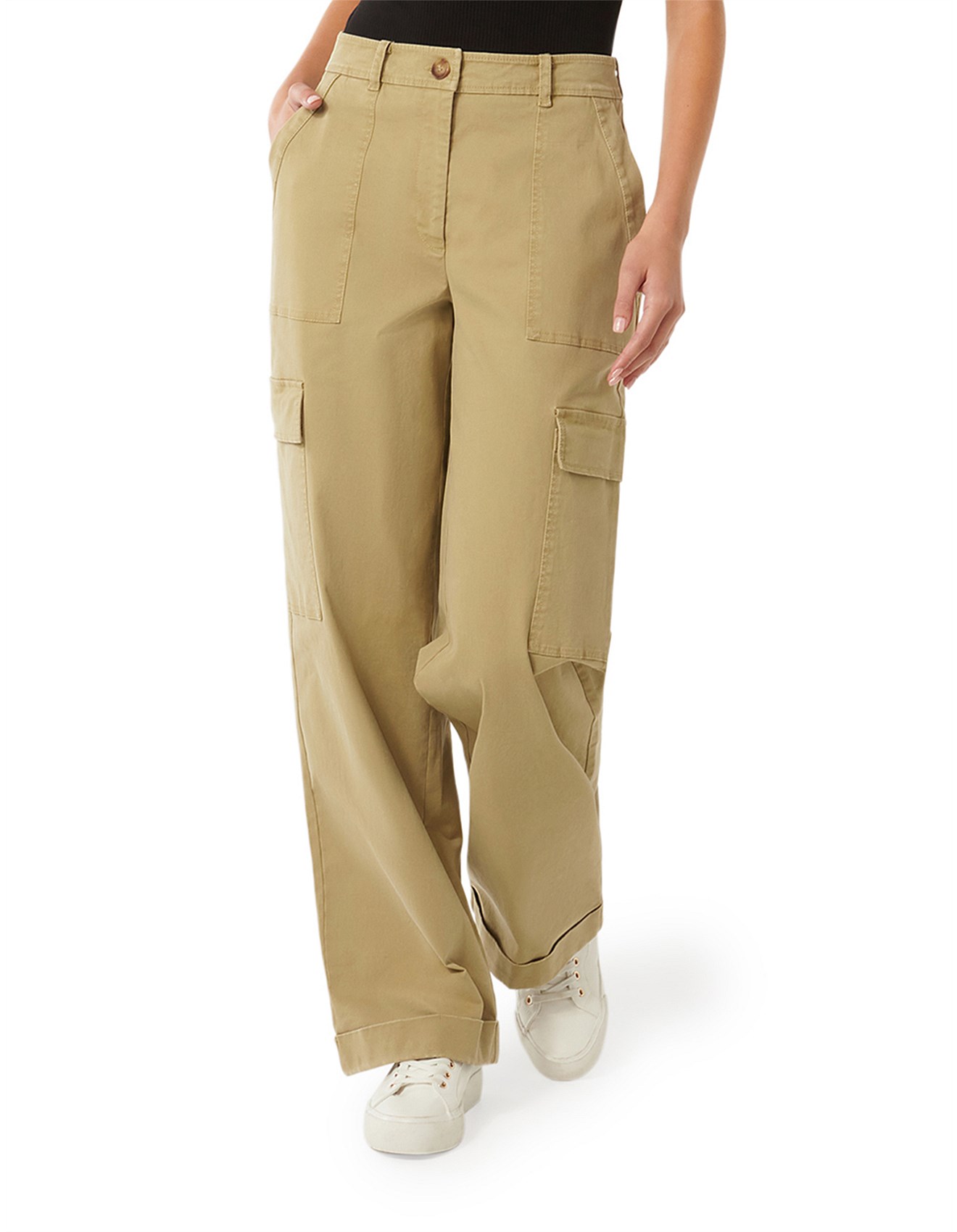 Forever New Tommi Casual Cargo Pants | David Jones