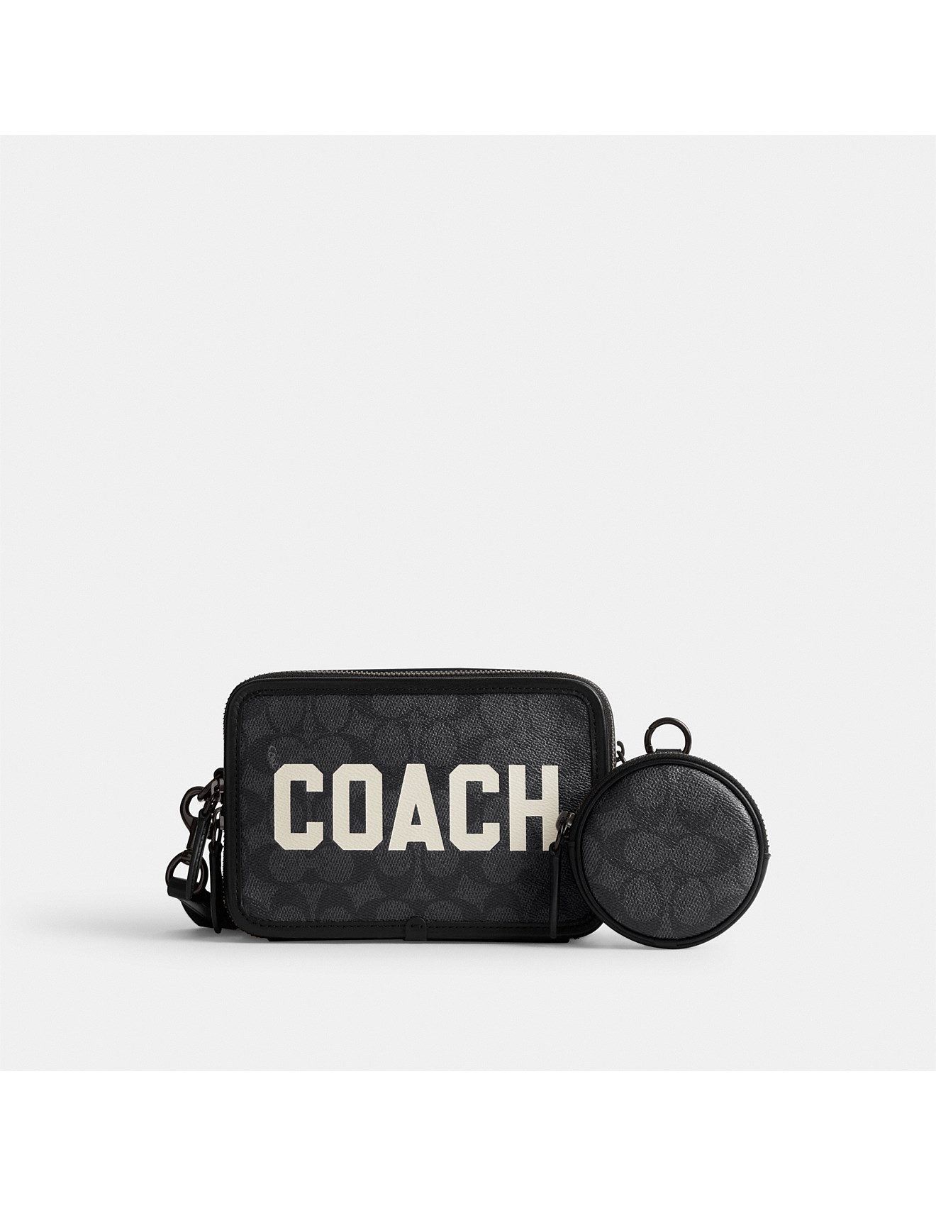 Coach Charter Crossbody In Signature Canvas With Coach Graphic | David ...