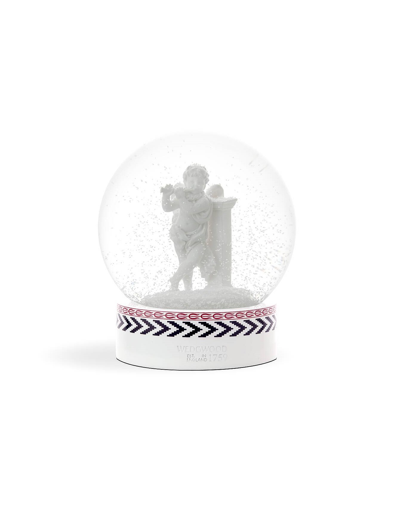 Wedgwood Christmas Cherub Snow Globe | David Jones