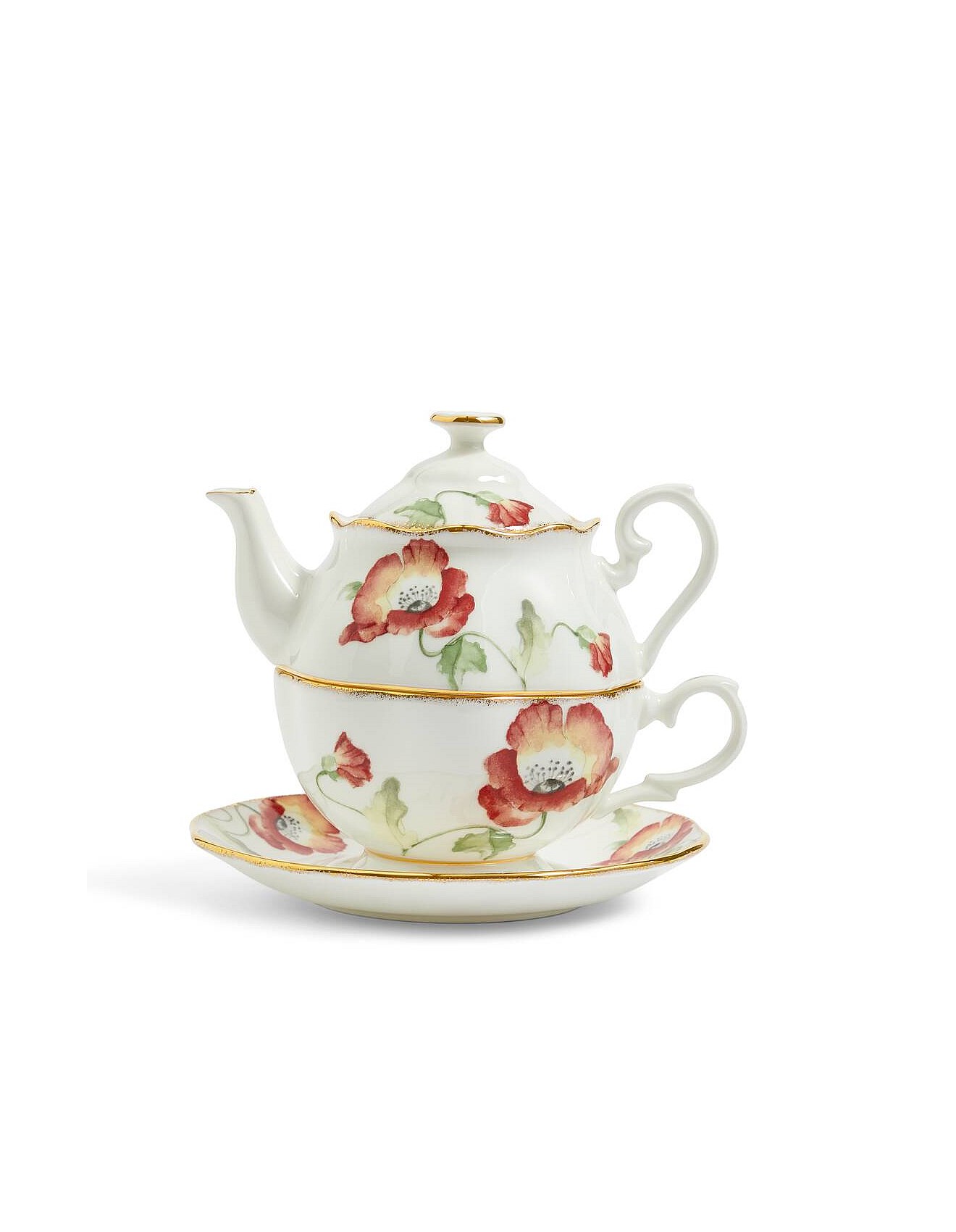 Royal Albert 100 Years Tea For One 500ml Poppy 1970 | David Jones