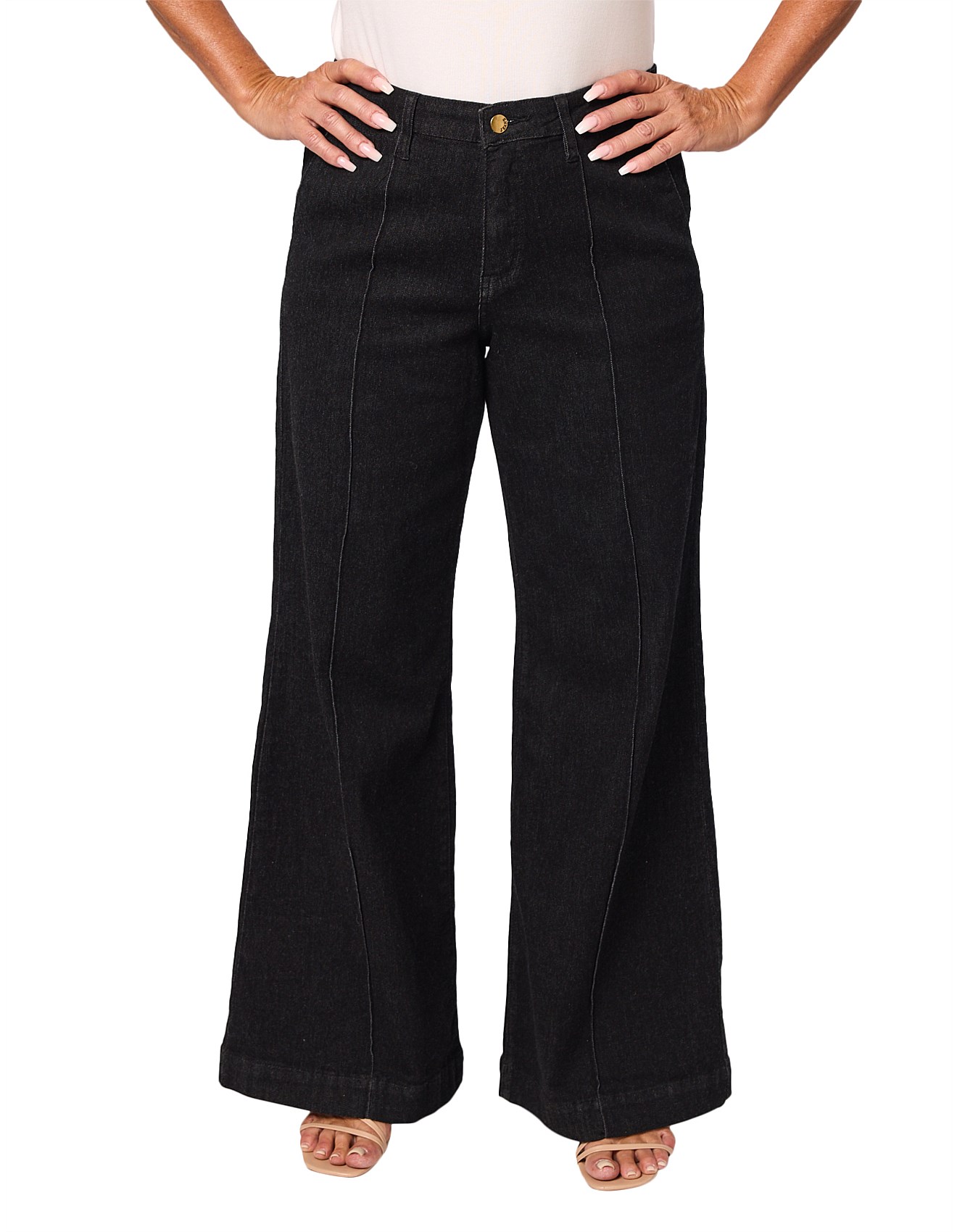 Adrift Adrift Denim Wide Leg Jeans | David Jones