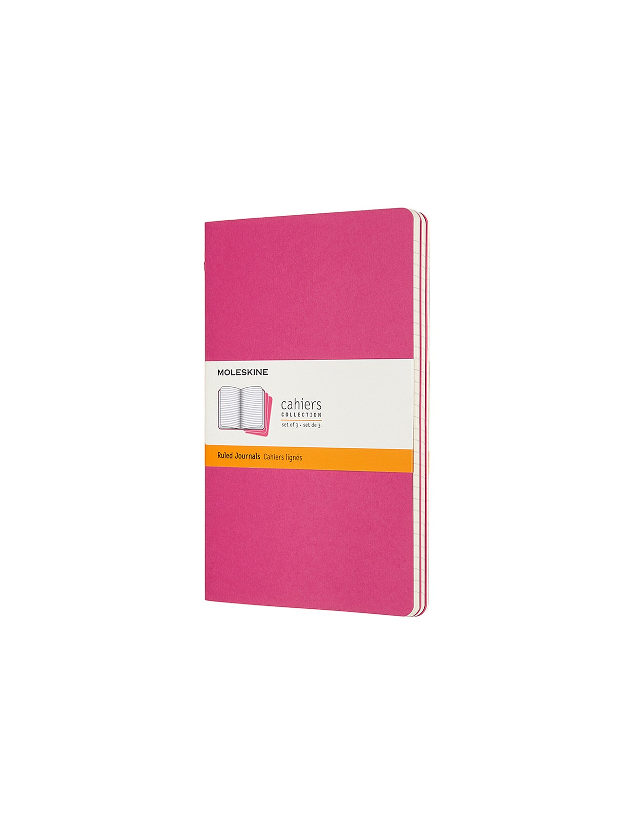 Moleskine Cahier Notebook Set Of 3 Ruled Large | David Jones