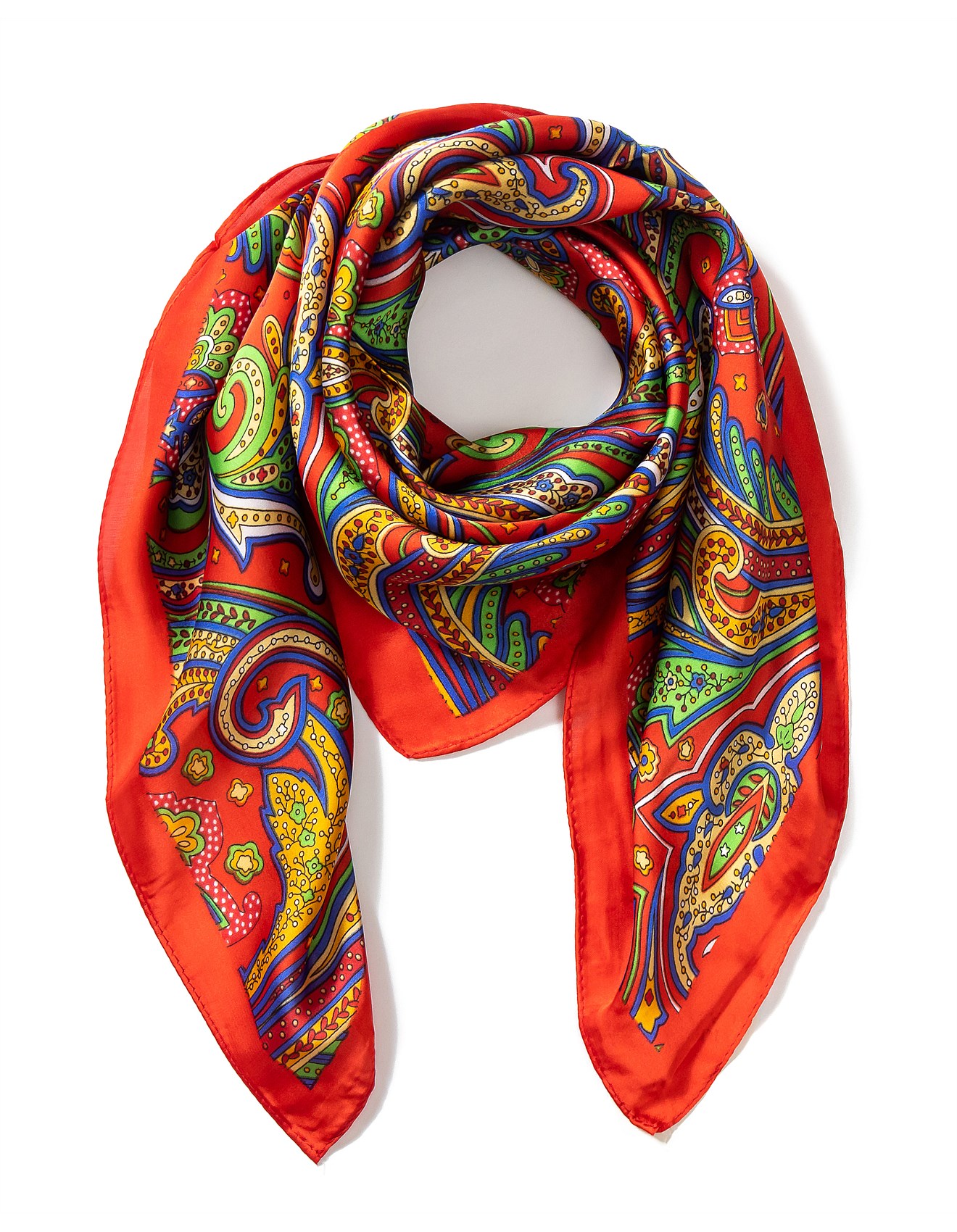 Gregory Ladner Paisley Print Kerchief | David Jones