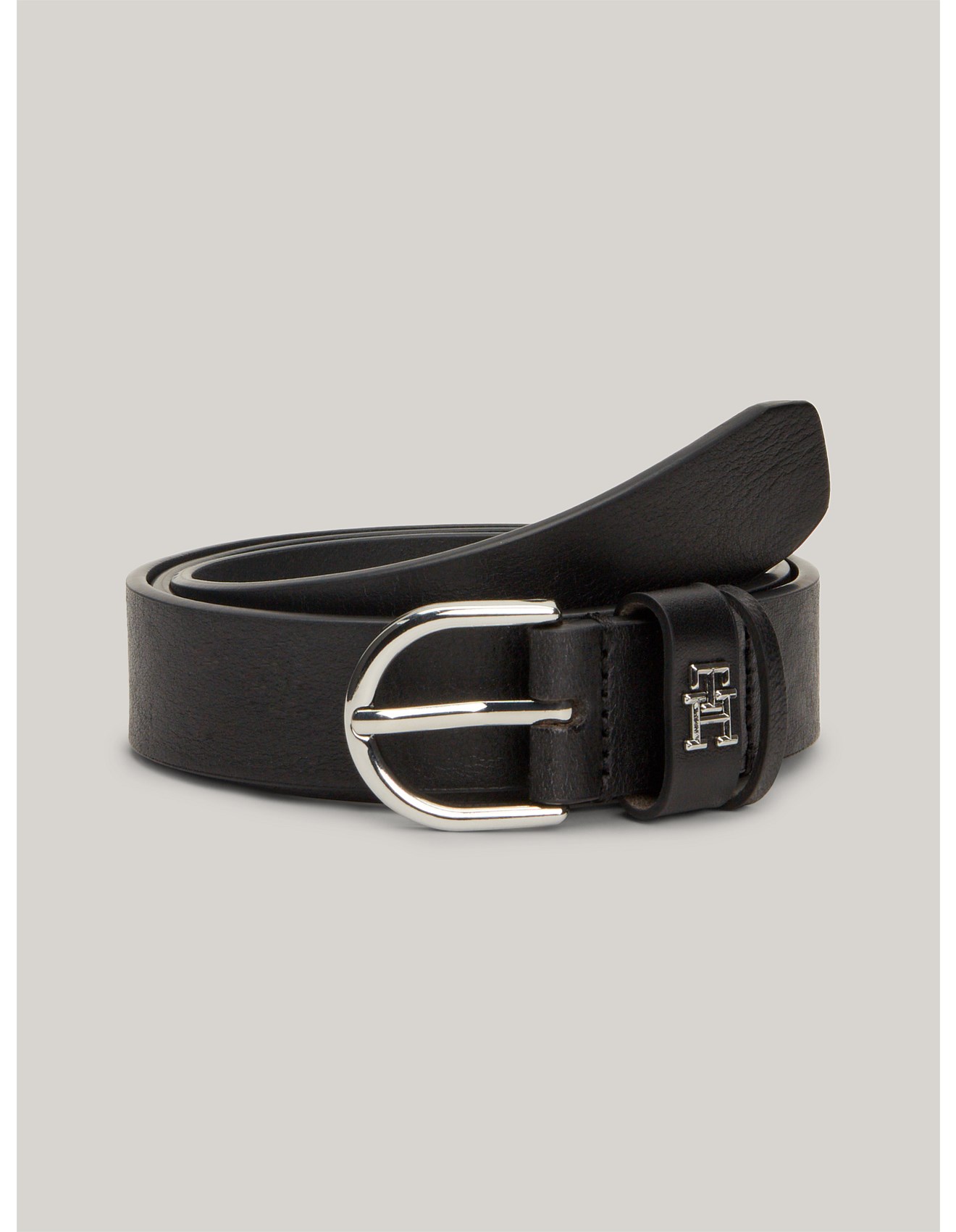 Tommy Hilfiger Essential Effortless 2.5 Inch Leather Belt Black | David ...