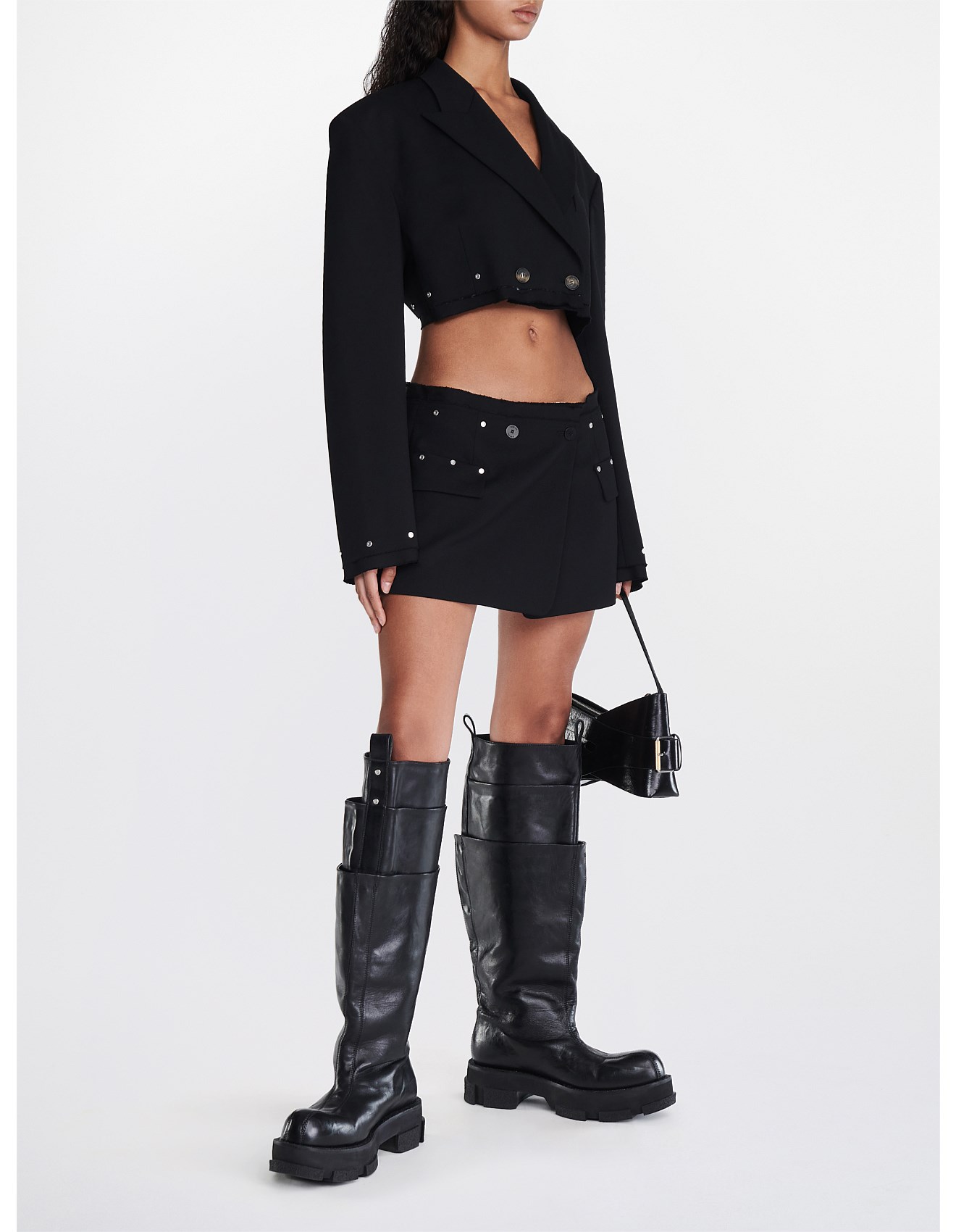 Dion Lee Oversized Crop Jacket | David Jones