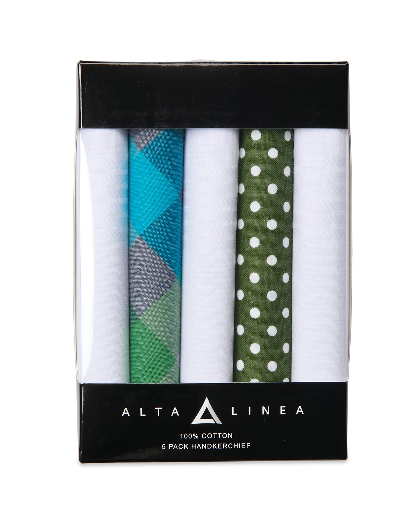 Alta Linea 5 Pack Printed Hankies | David Jones