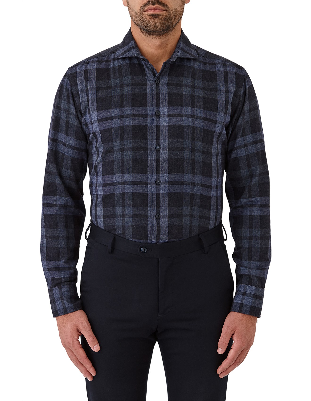 Flinders Plaid Check Shirt | David Jones