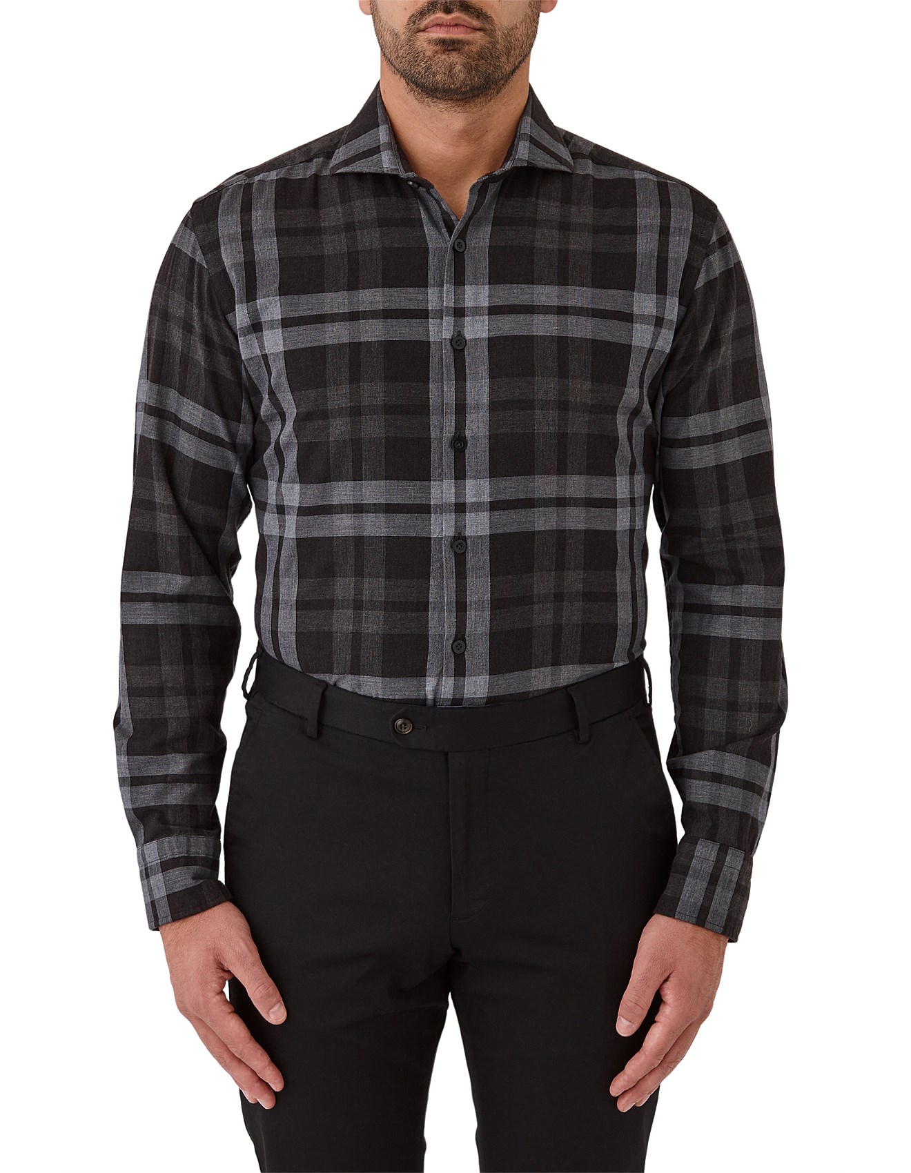 Flinders Plaid Check Shirt | David Jones