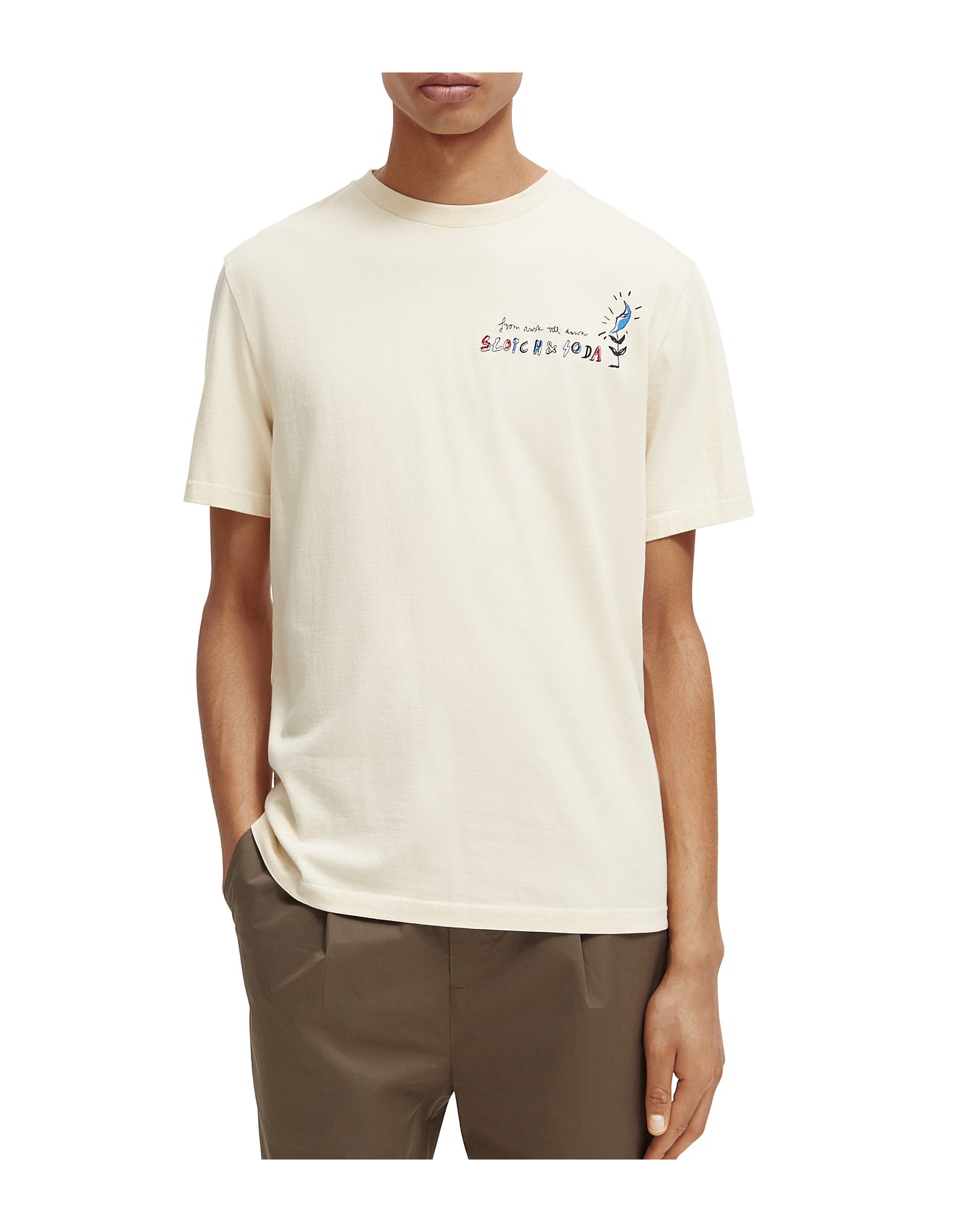 Scotch & Soda Regular-fit Artwork T-shirt | David Jones