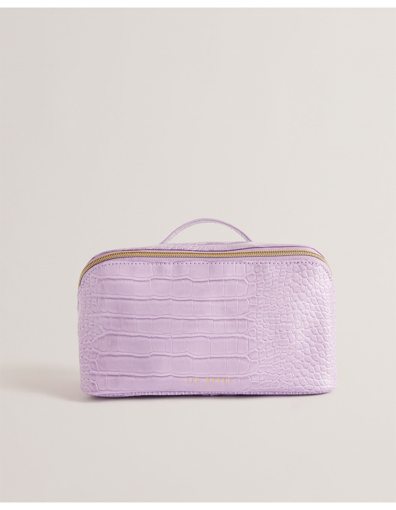 Ted Baker Haanas Imitation Croc Washbag | David Jones