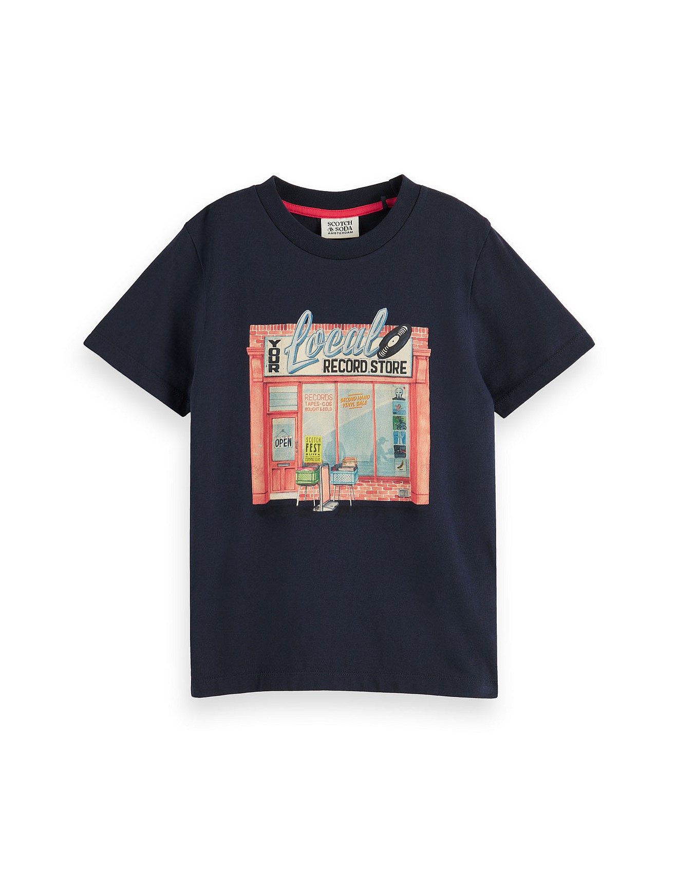 Scotch & Soda Cotton In Conversion Artwork T | David Jones