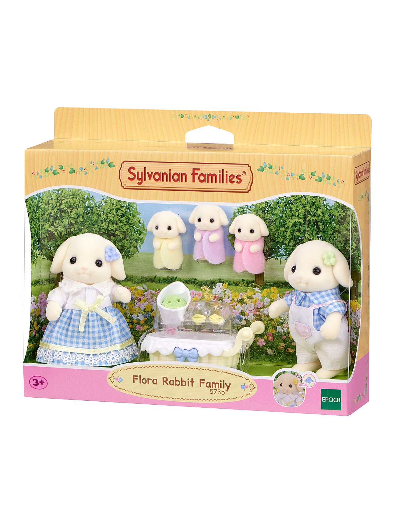 Sylvanian Families Sf -Flora Rabbit Family | David Jones