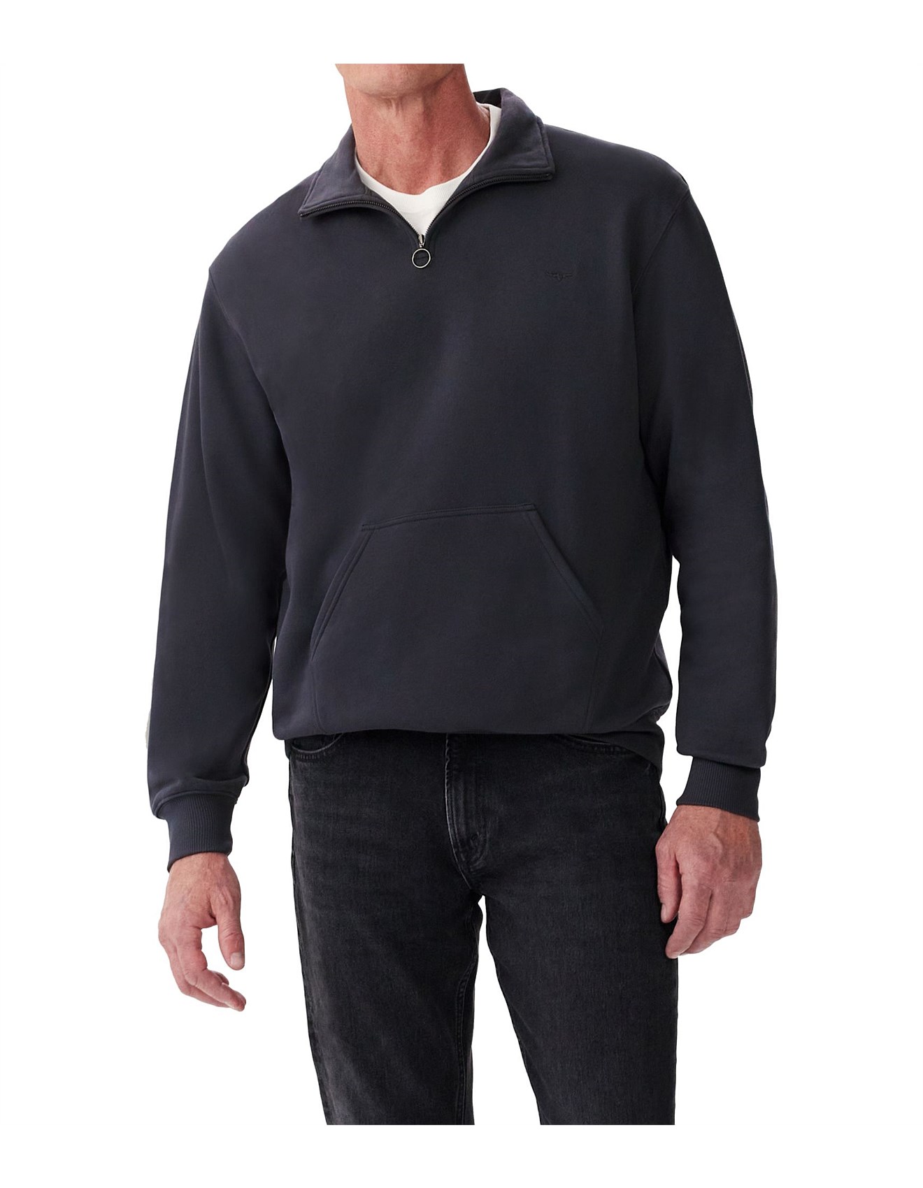 R.m. Williams Mount Loopback Quarter Zip | David Jones