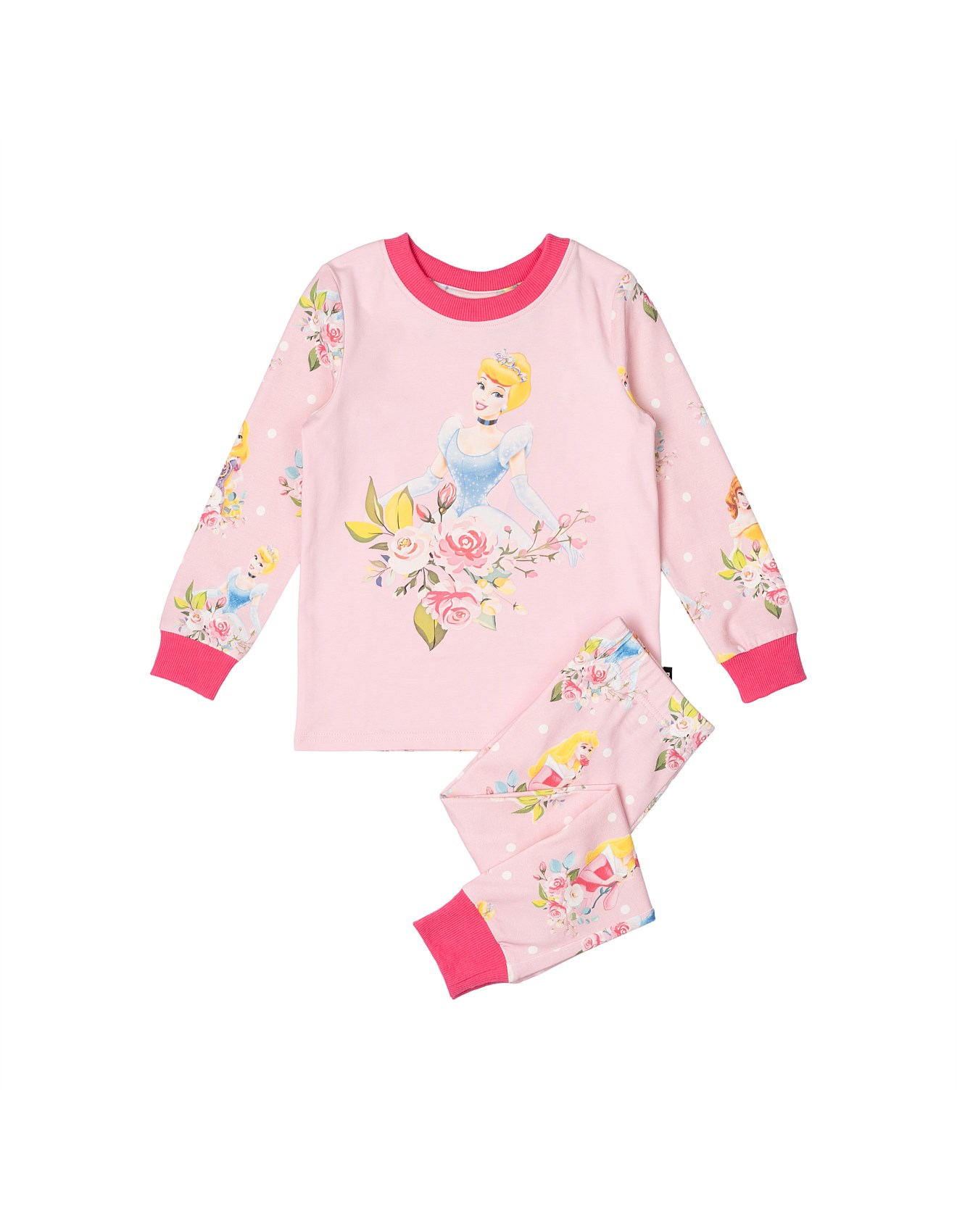 Rock Your Kid Floral Princesses Pj Set | David Jones