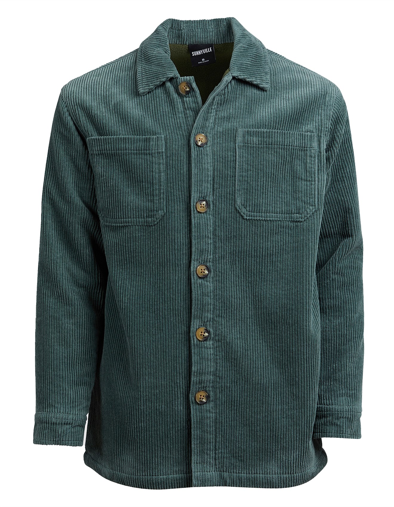 Sunnyville Finch Cord Shacket | David Jones