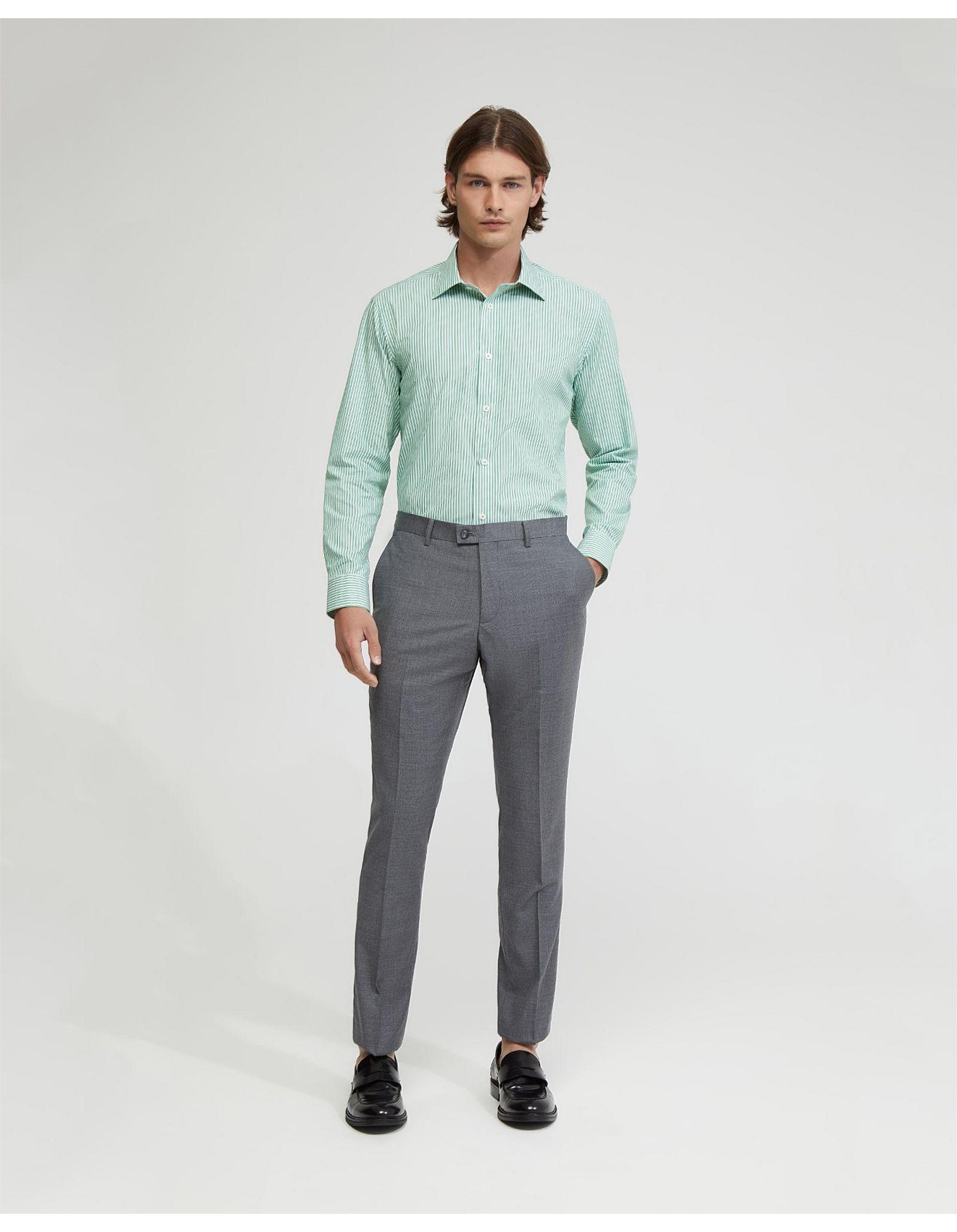 Oxford Islington Striped Cotton Shirt | David Jones