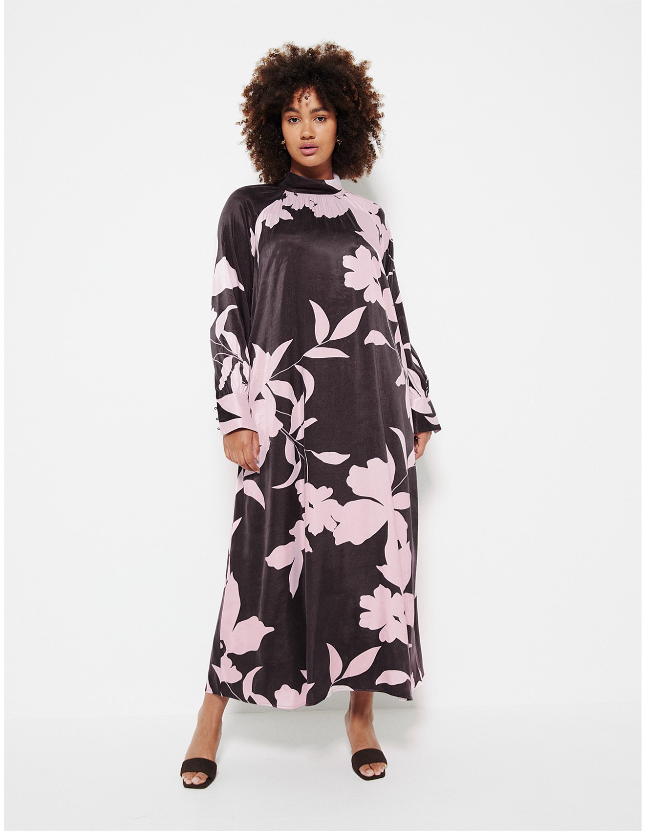 Commonry the Draped Floral Print Dress | David Jones