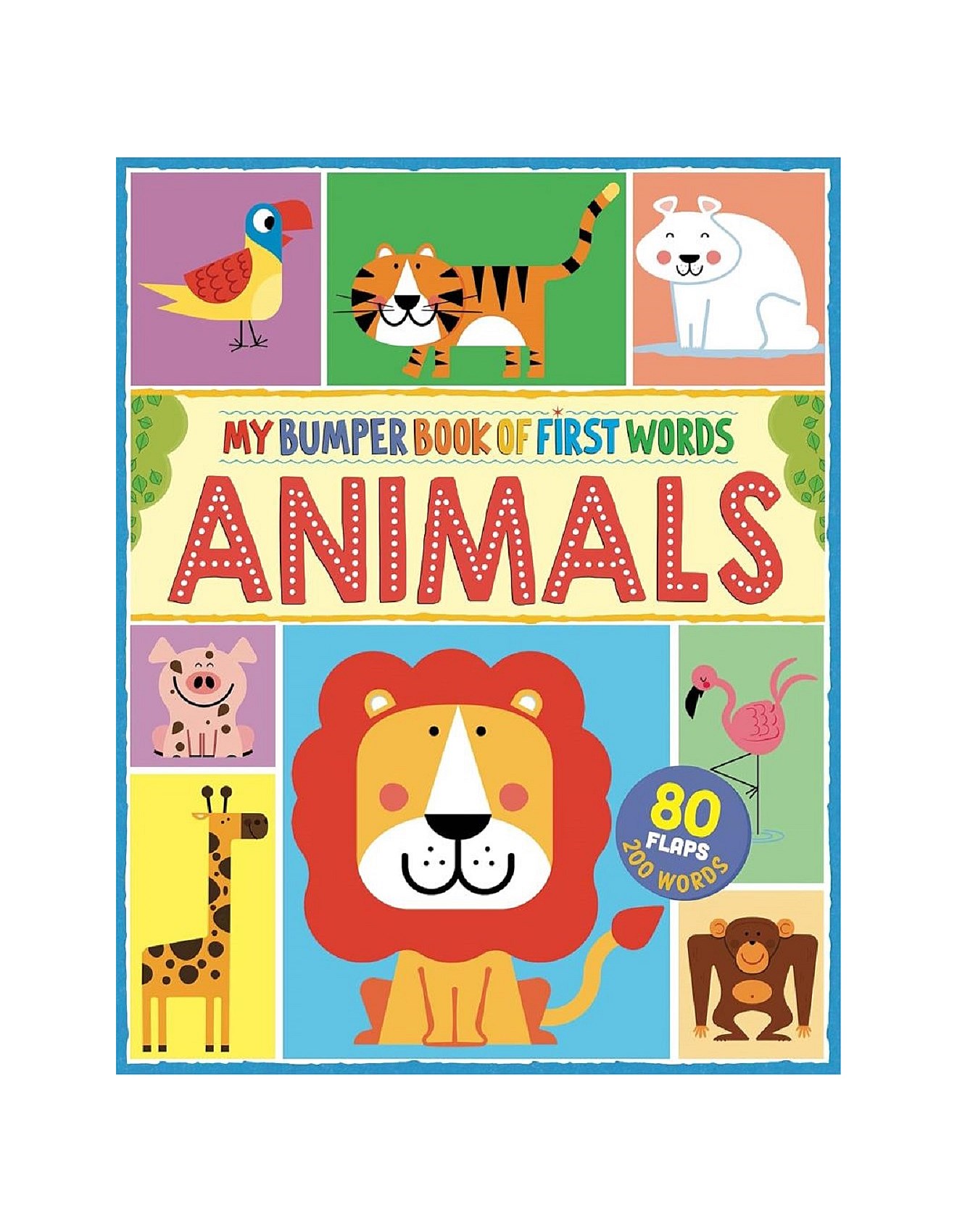 Peribo My Bumper Book Of First Words Animals | David Jones