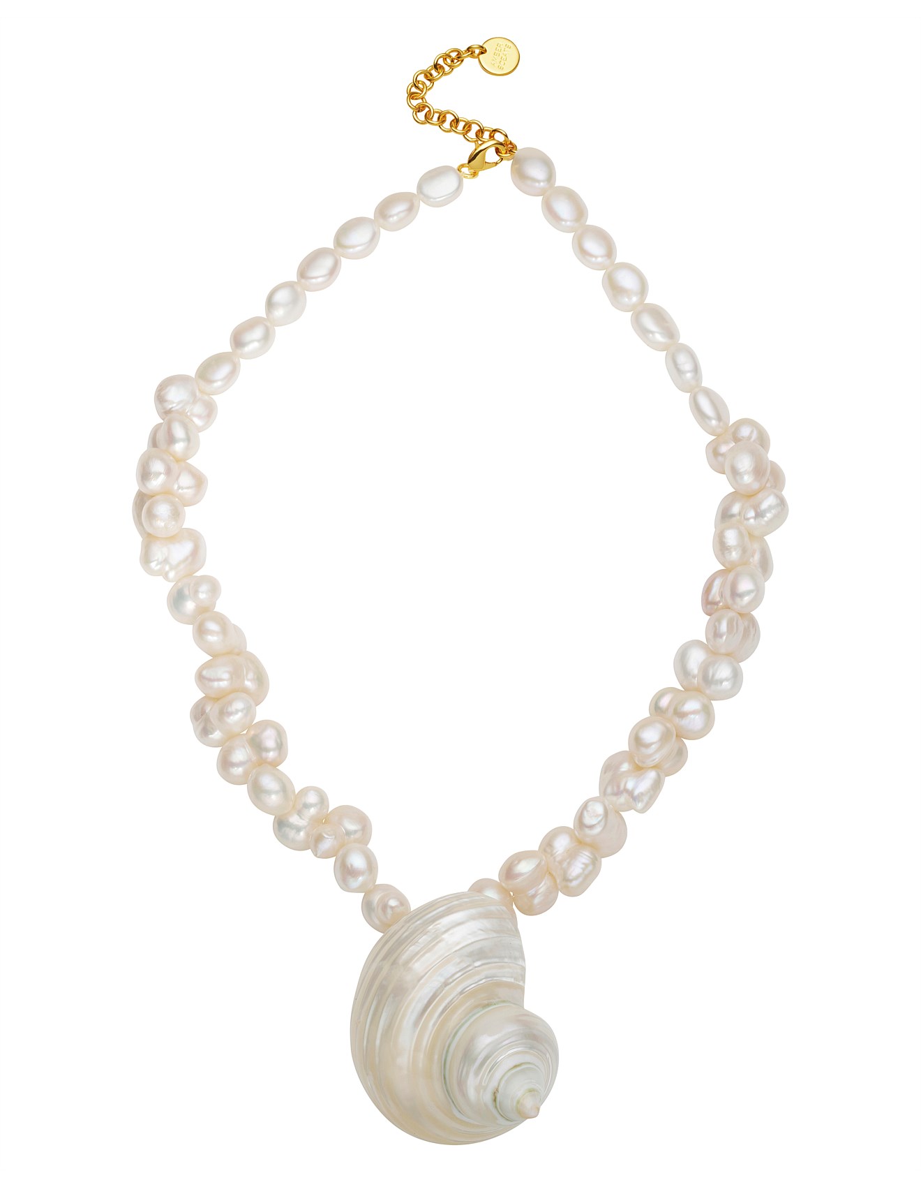 Amber Sceats Corfu Statement Shell Necklace | David Jones
