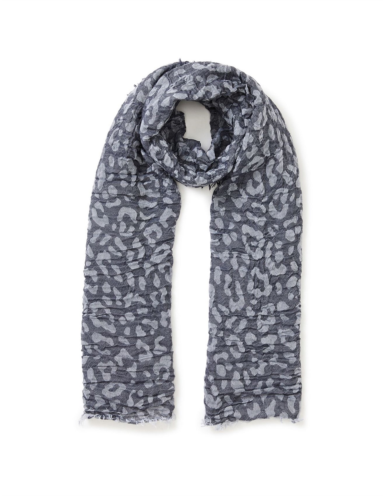 Milana Tonal Leopard Casual Day Scarf 180 X 70 | David Jones