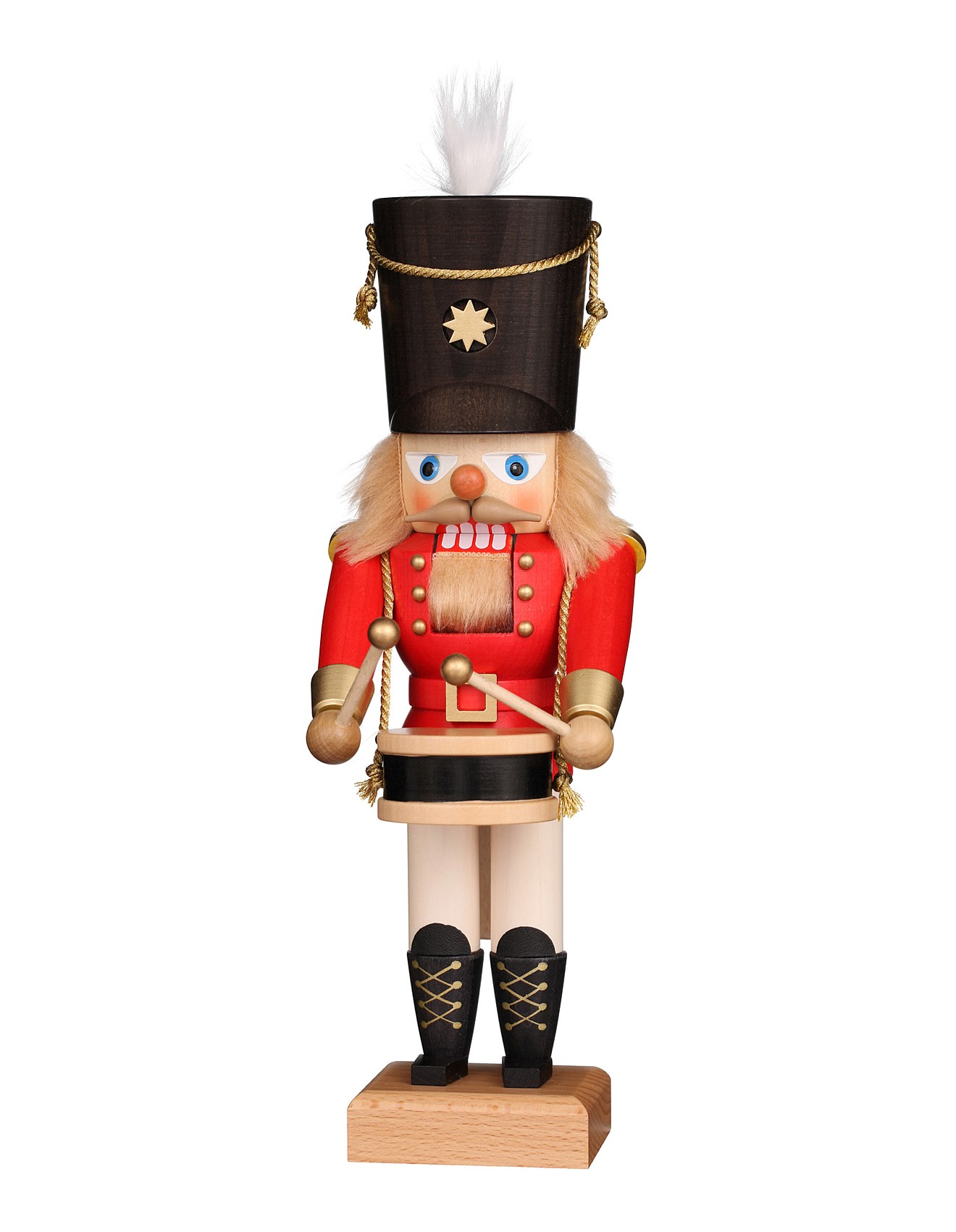 Christian Ulbricht 28cm Drummer Hand Crafted Nutcracker | David Jones