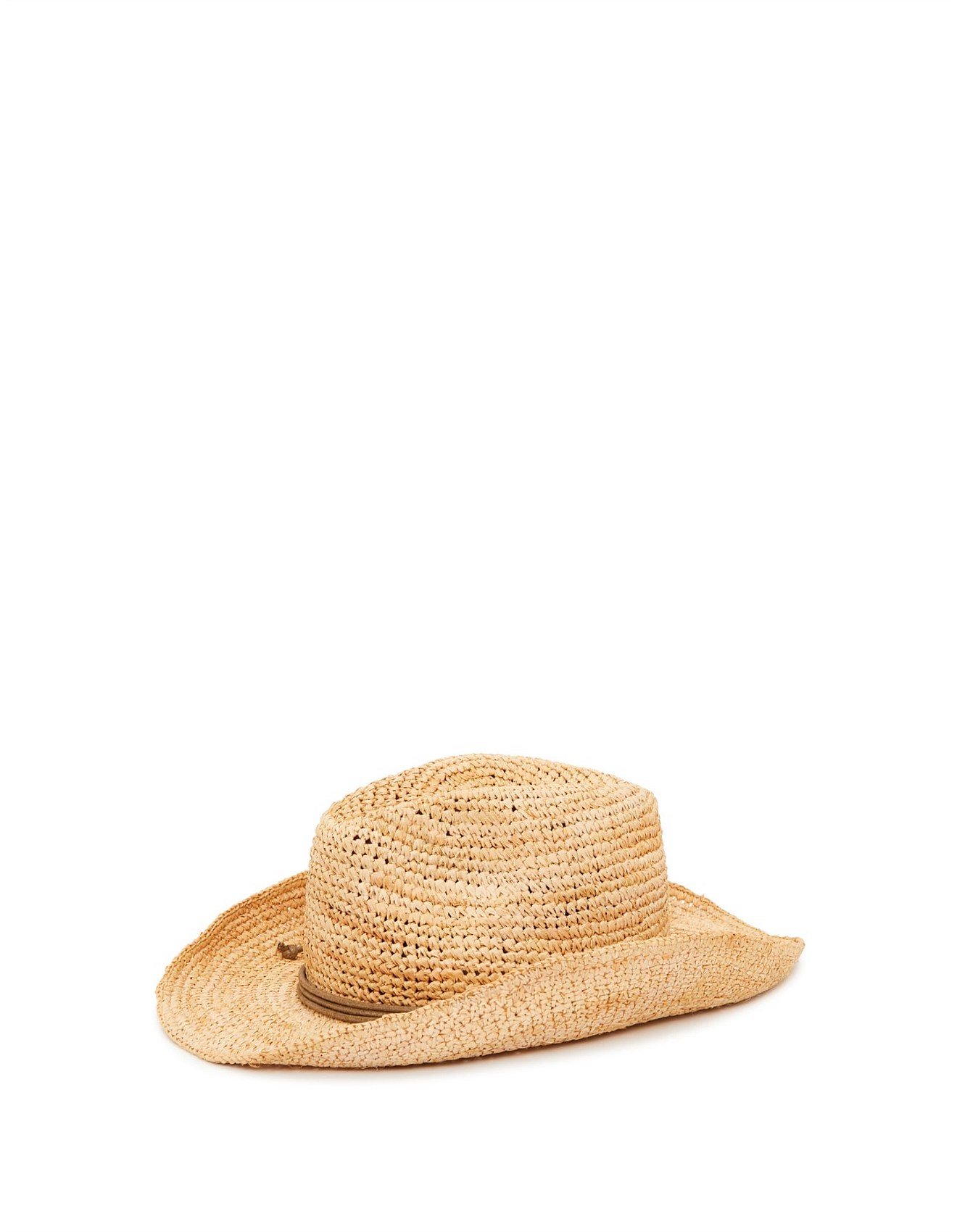 Milana Raffia Cowboy Hat | David Jones