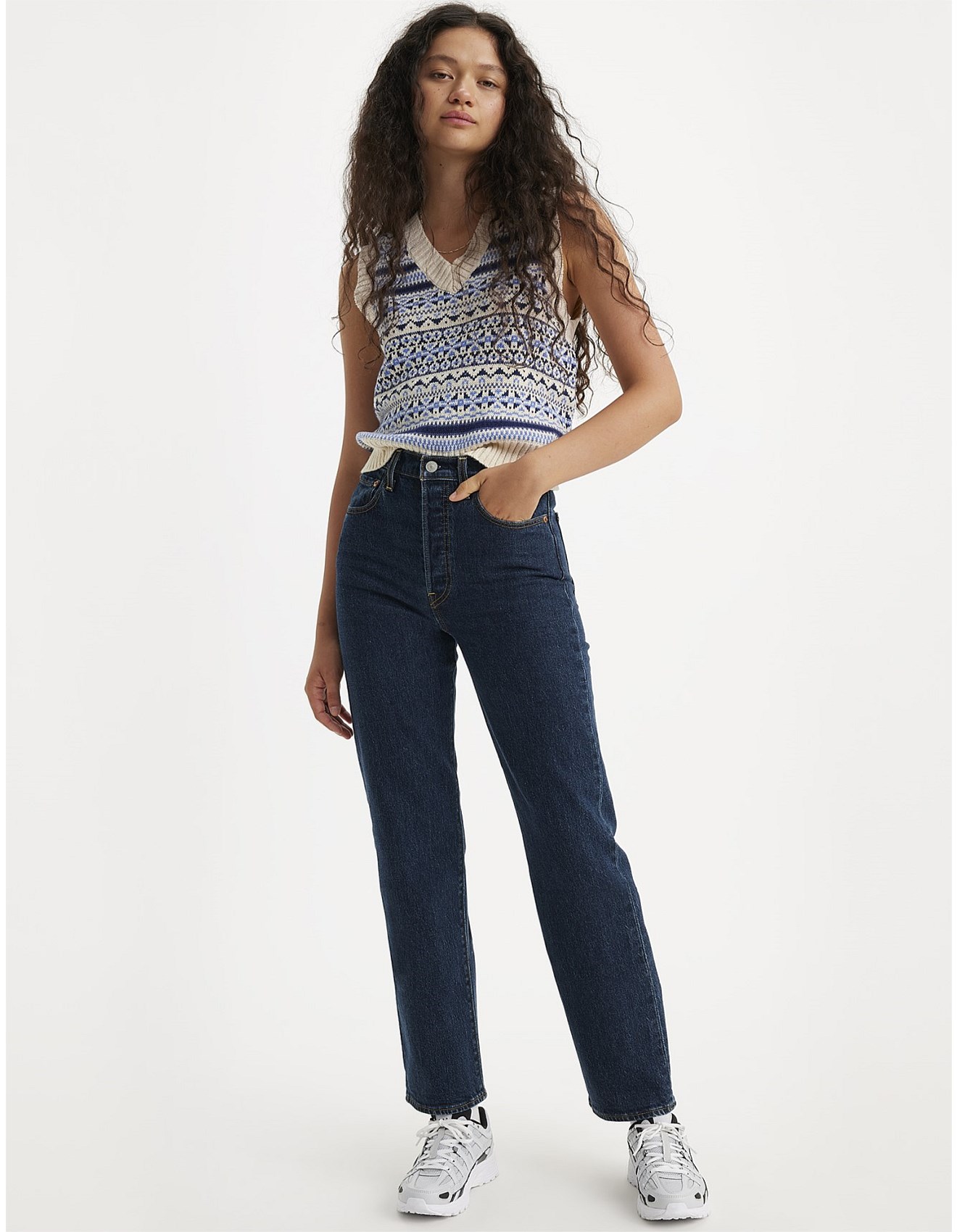 Levi's Ribcage Straight Ankle Jean | David Jones