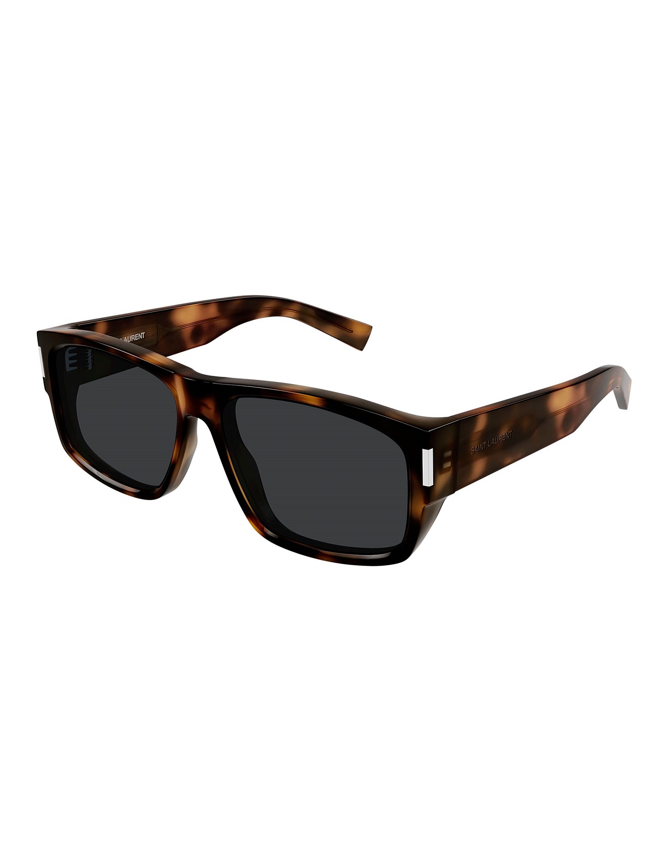 Saint Laurent Tort Rectangle Sunglasses | David Jones