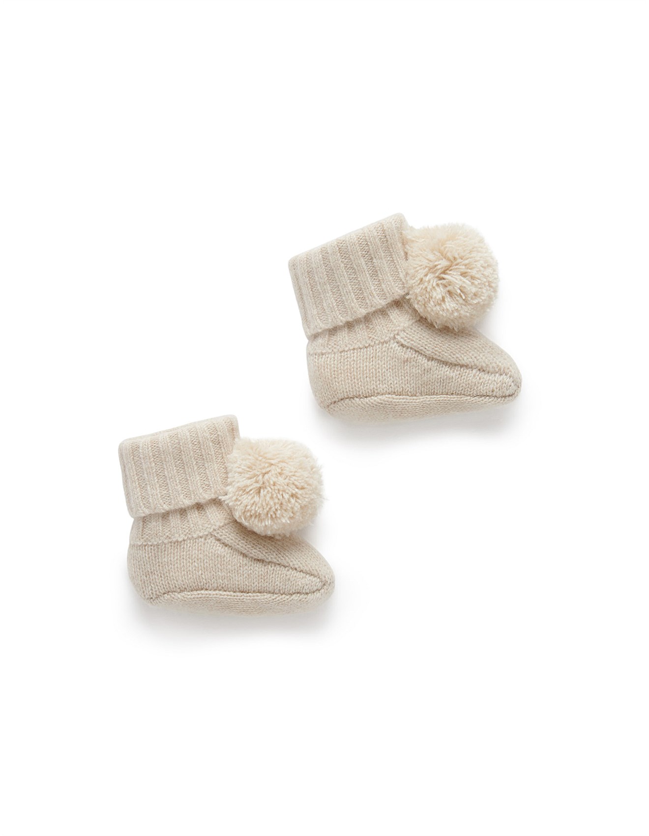 Purebaby Cashmere Booties | David Jones