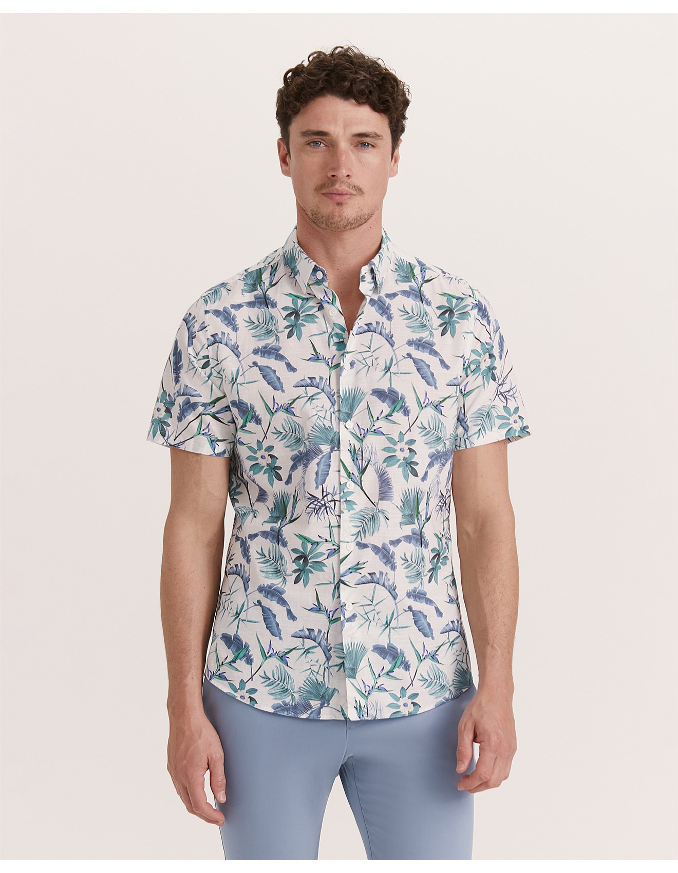 Saba Cooper Short Sleeve Classic Print Shirt | David Jones