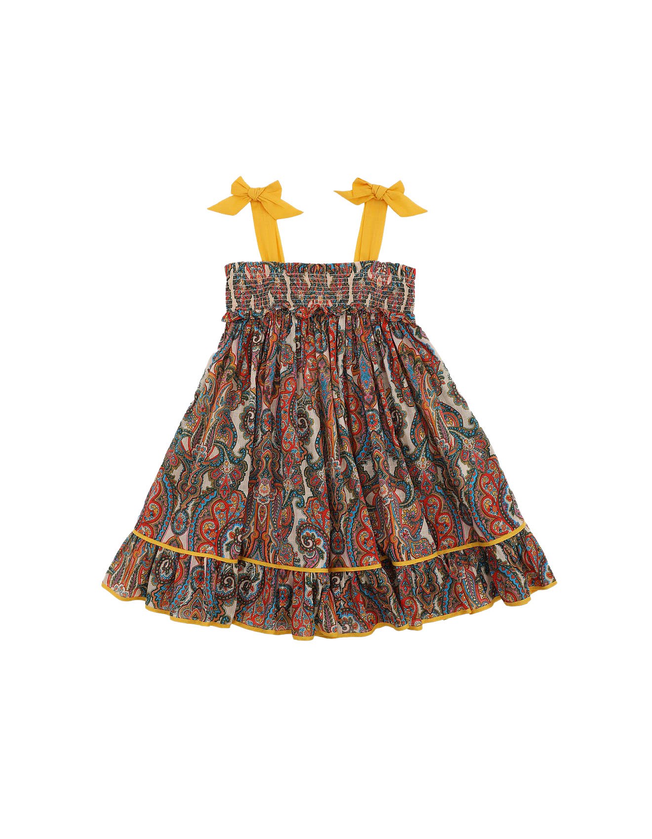 Zimmermann Ottie Shirred Dress (8-12) | David Jones