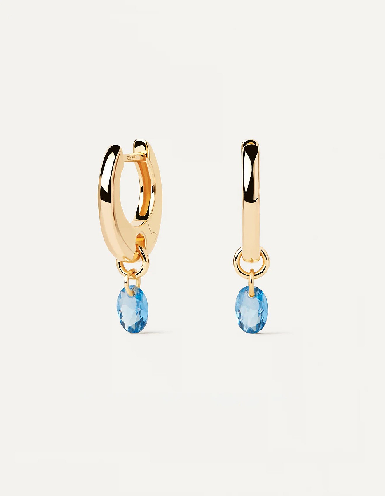 Pdpaola Blue Lily Hoops | David Jones