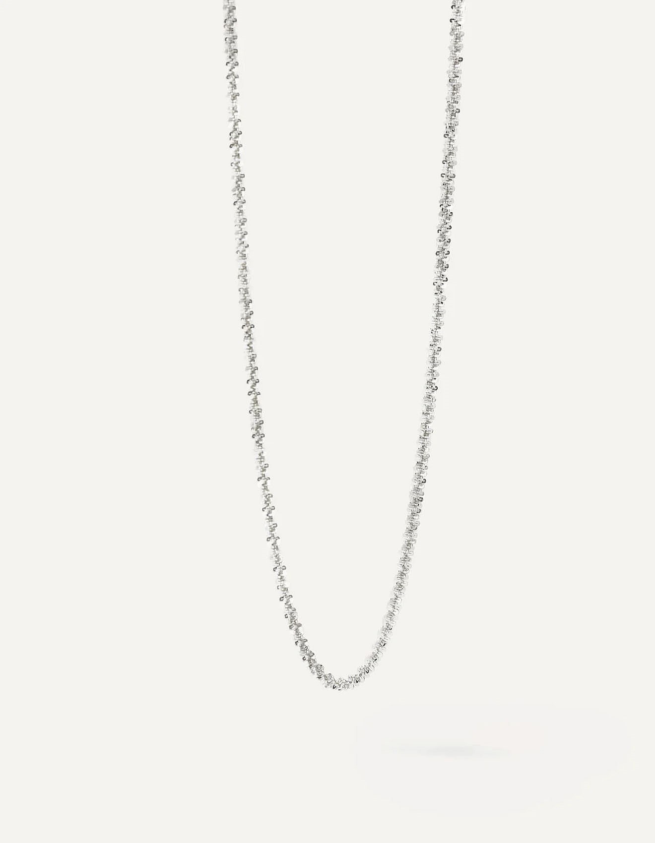 Pdpaola Sparkle Silver Chain Necklace | David Jones