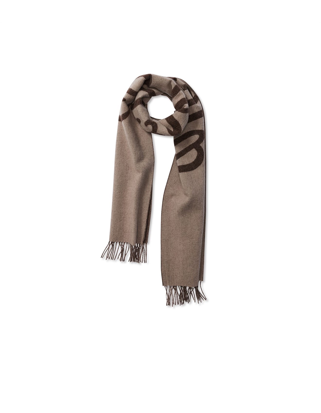 R.m. Williams R.m.williams Script Jacquard Scarf | David Jones
