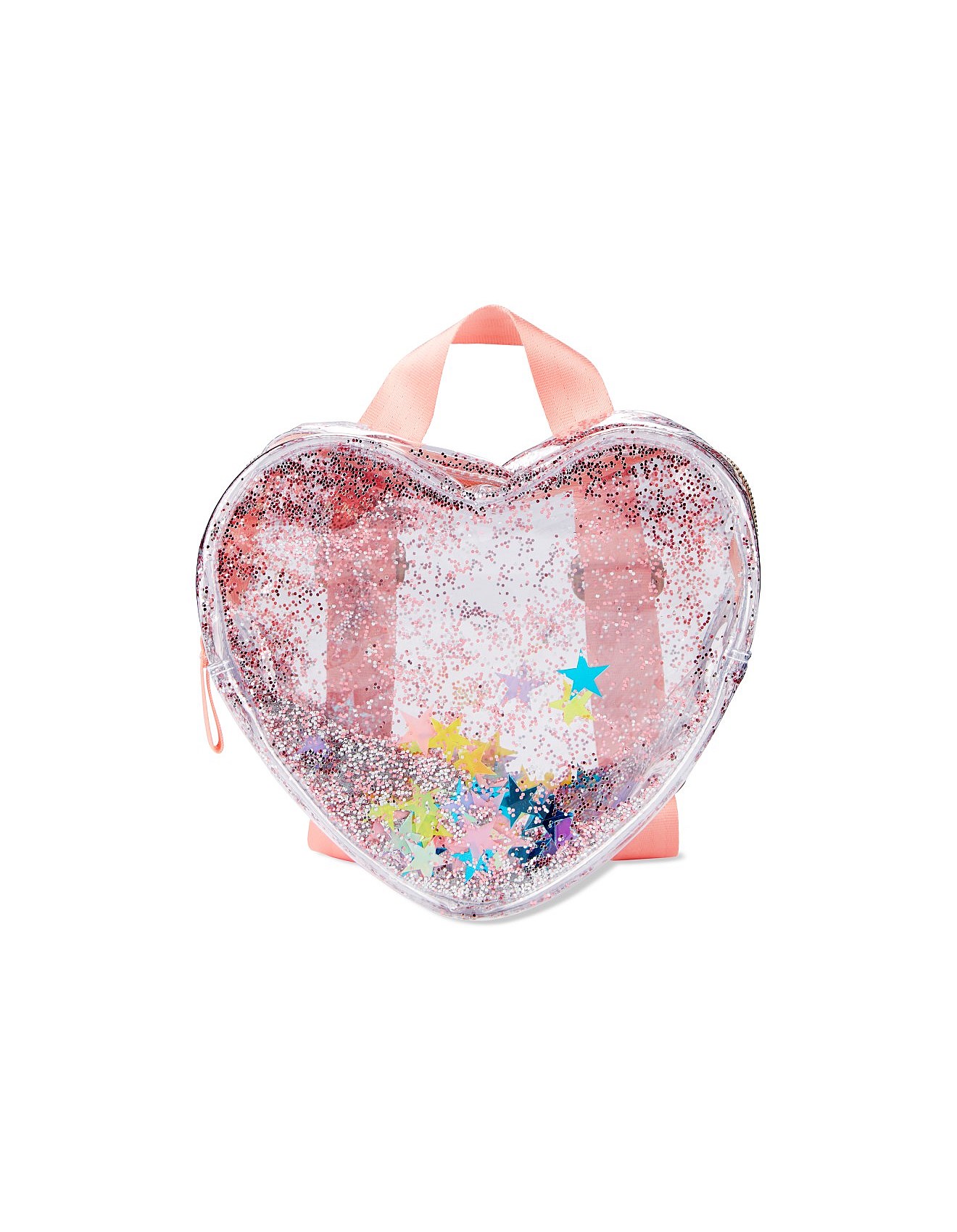Skip Hop Clear Glitter Heart Mini Backpack | David Jones