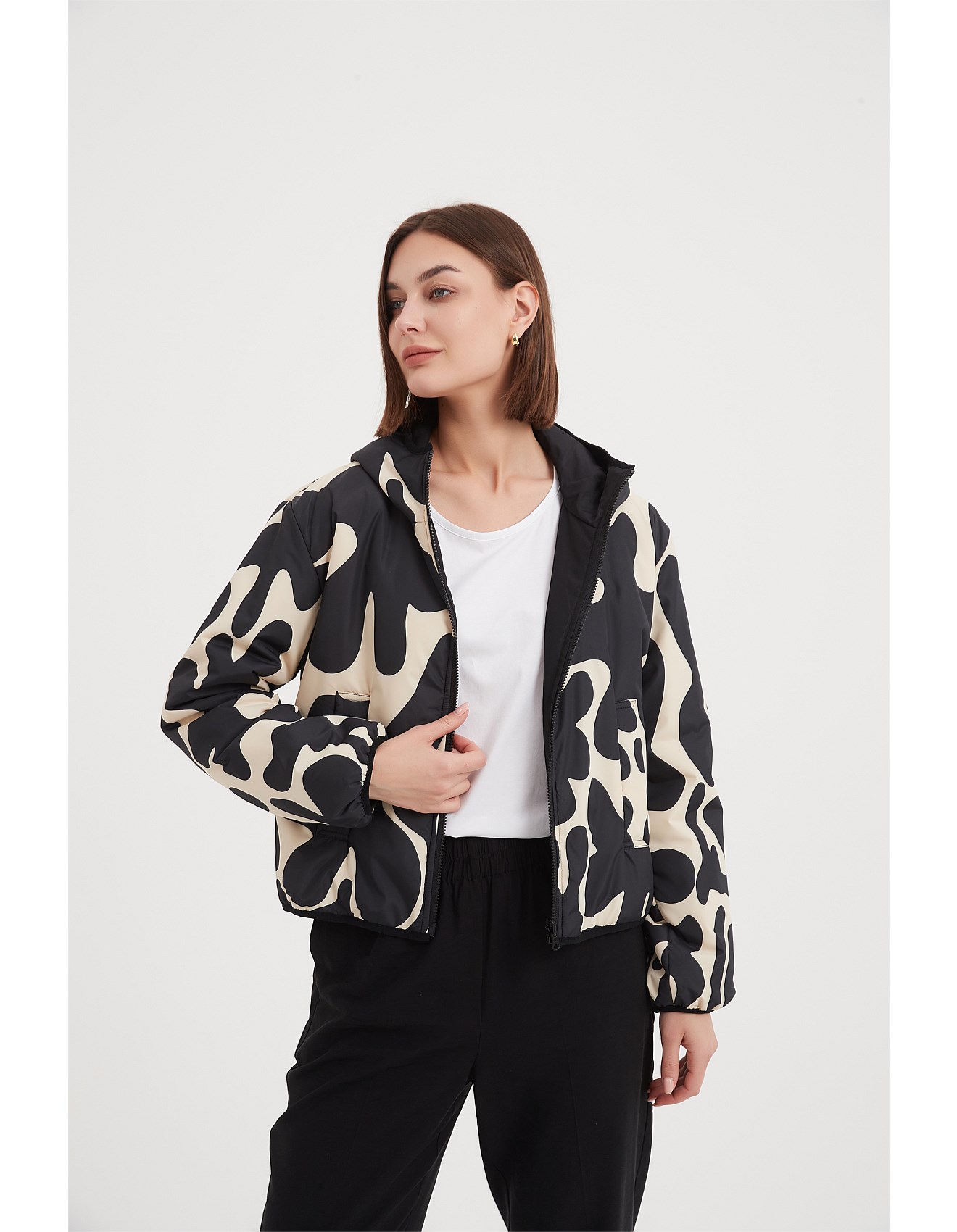 Tirelli Reversible Print Puffer Jacket | David Jones