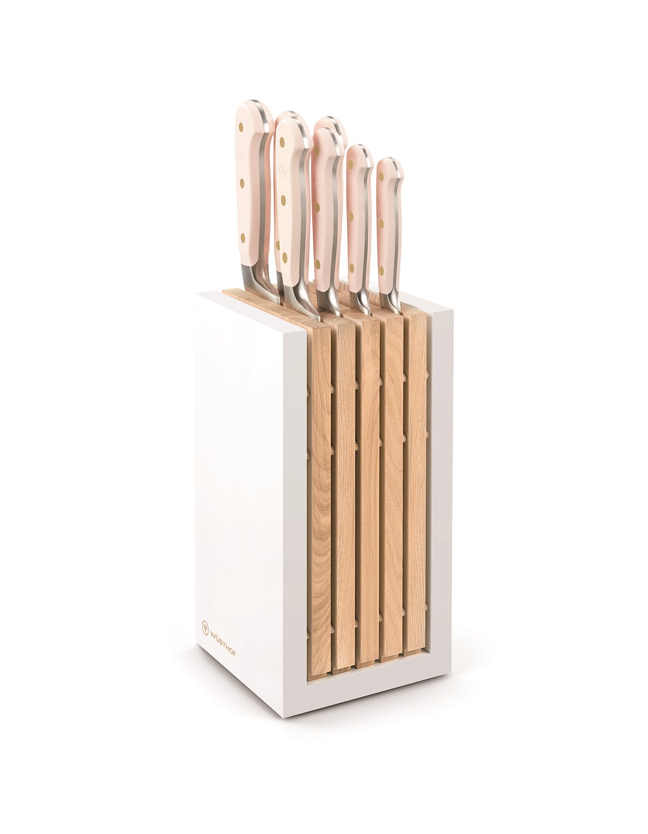 Wusthof Knife Block Set 8pce Pink Salt | David Jones