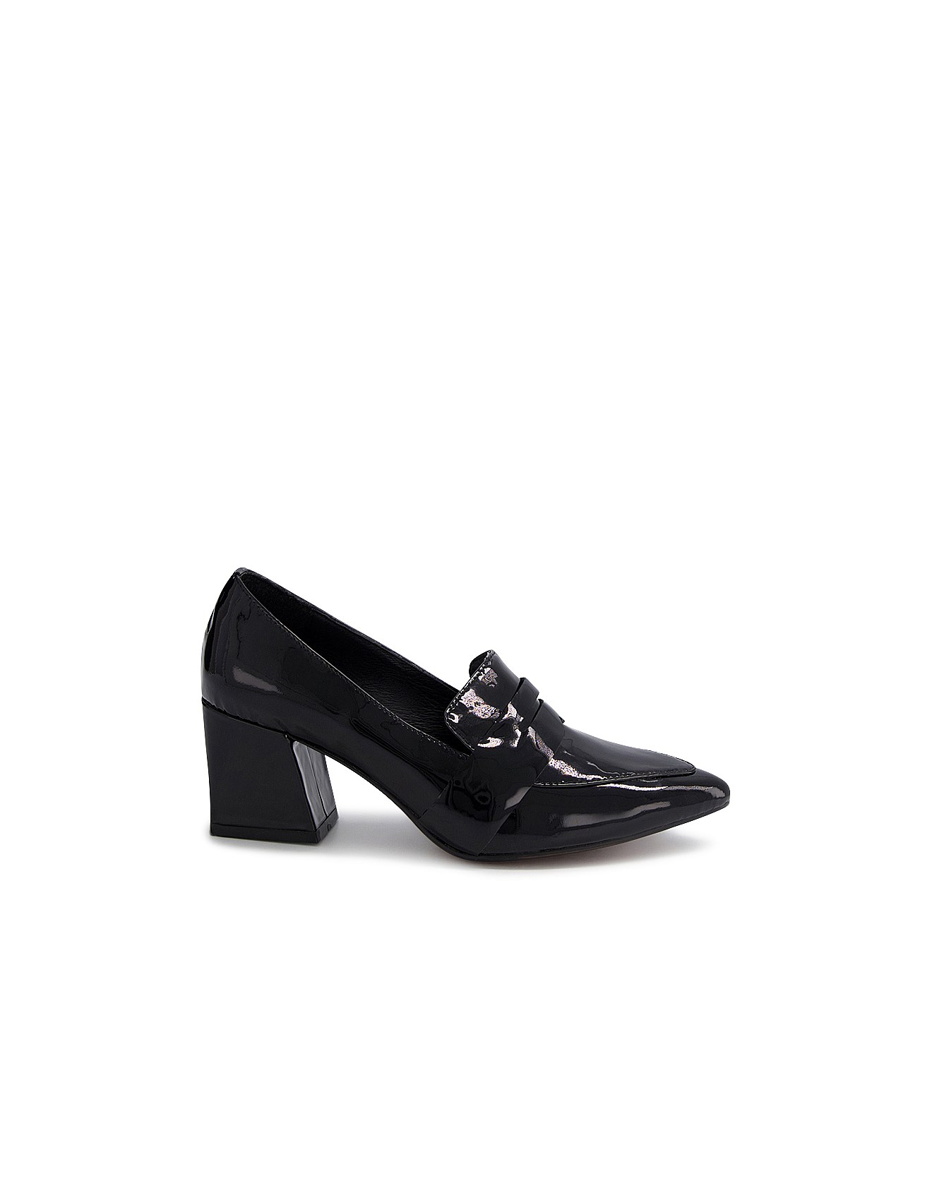 Midas Millsy Black Patent Leather Heels | David Jones