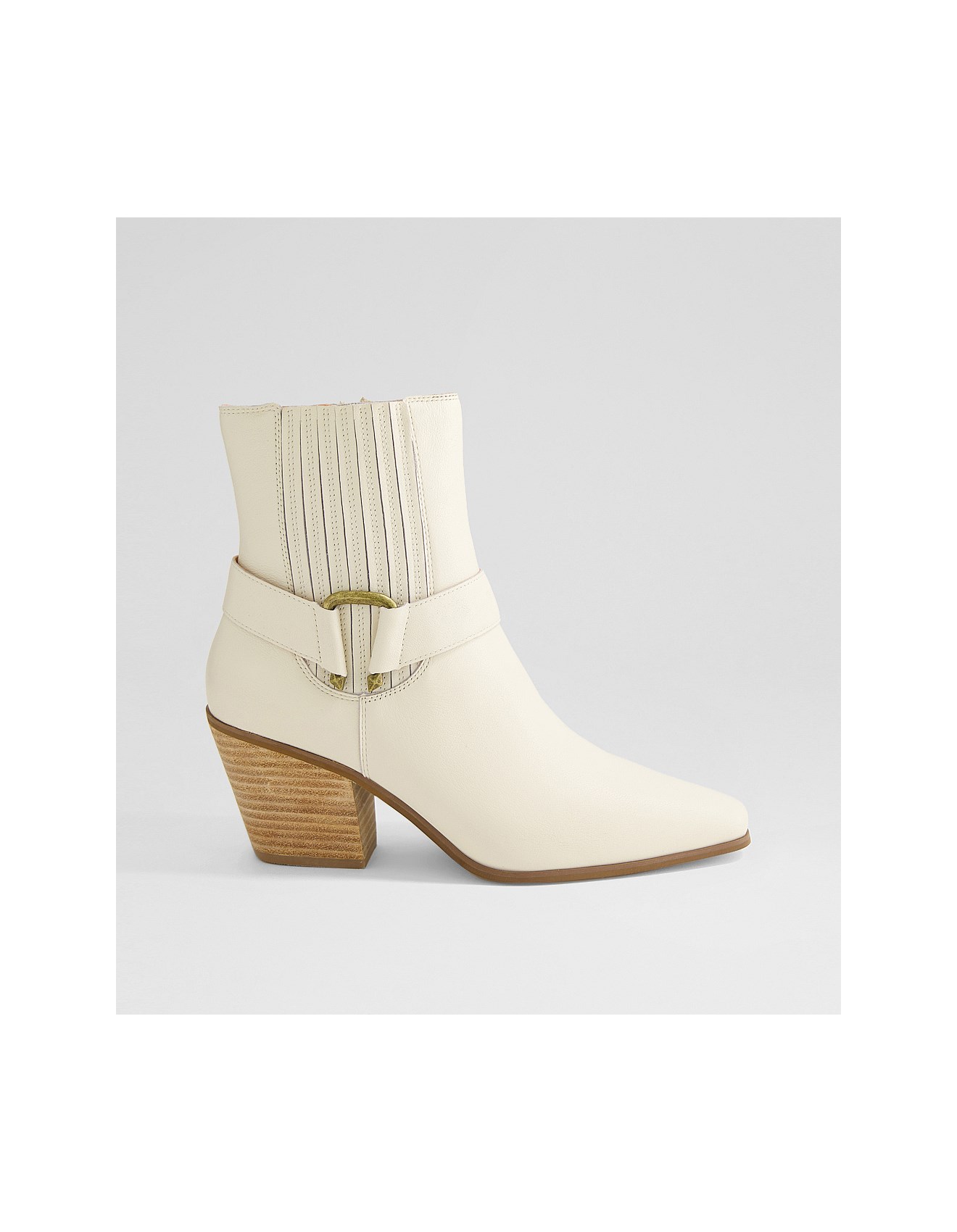Midas Karicha Cream Leather Chelsea Boots | David Jones