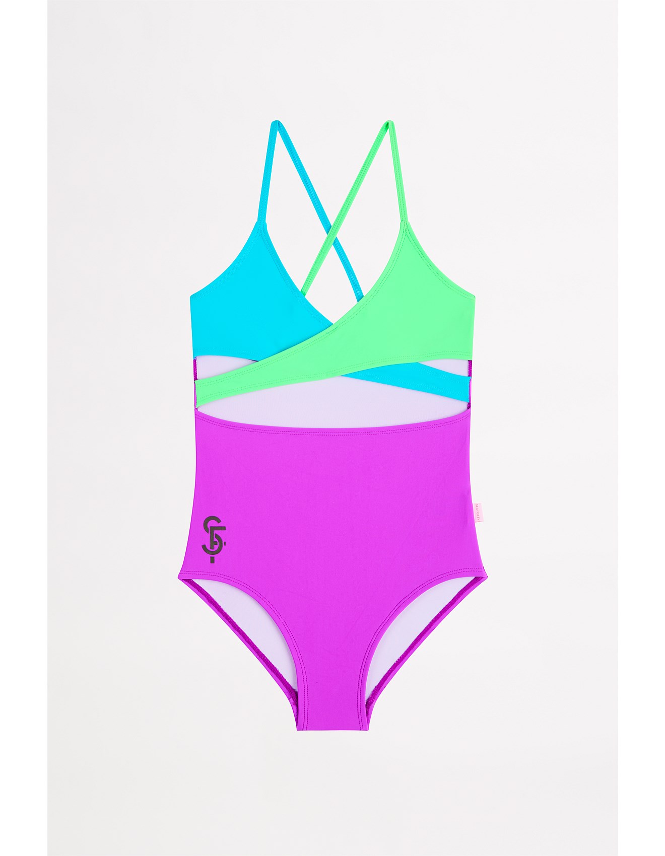 Seafolly Carnivale Colour Blocked One Piece | David Jones