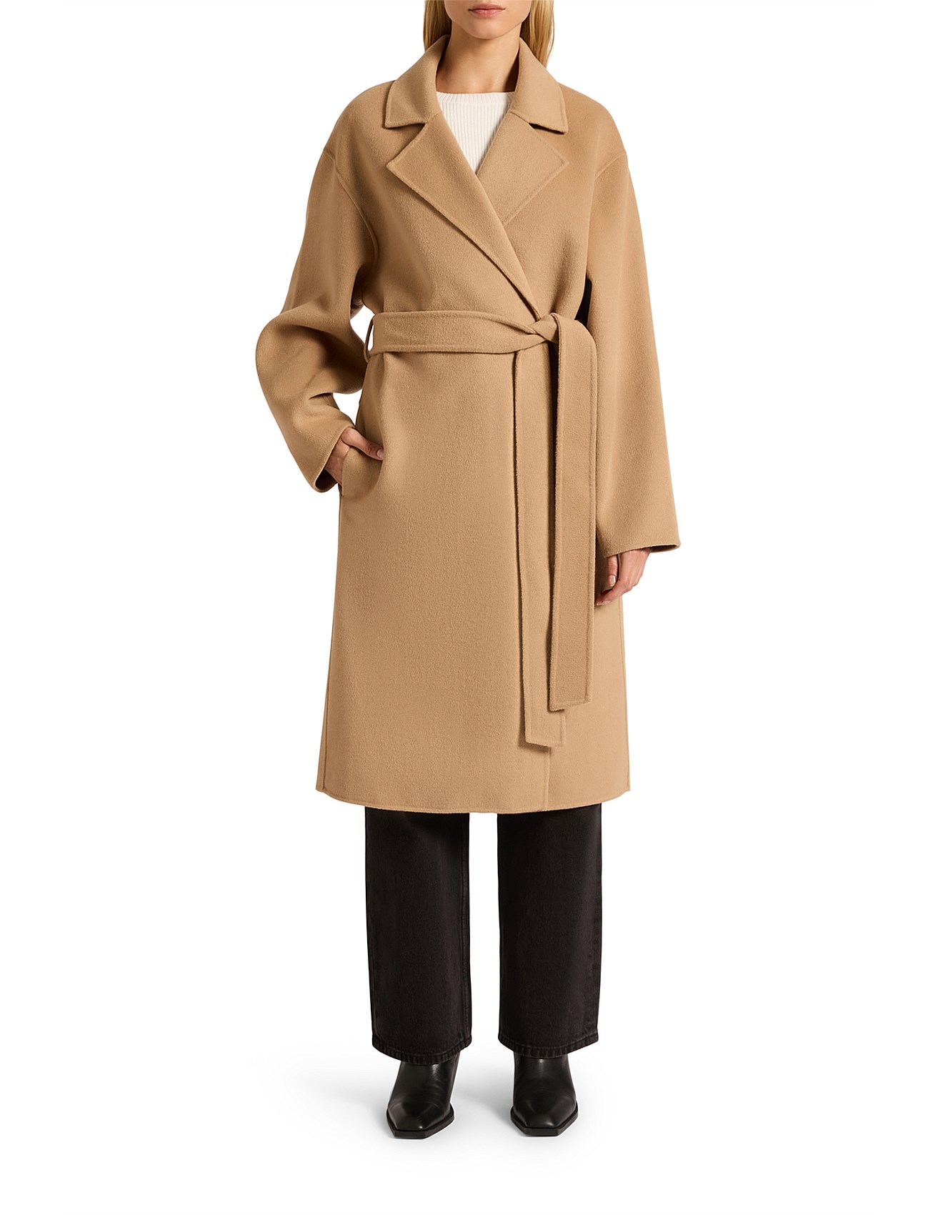 Nude Lucy Darcy Wool Coat | David Jones