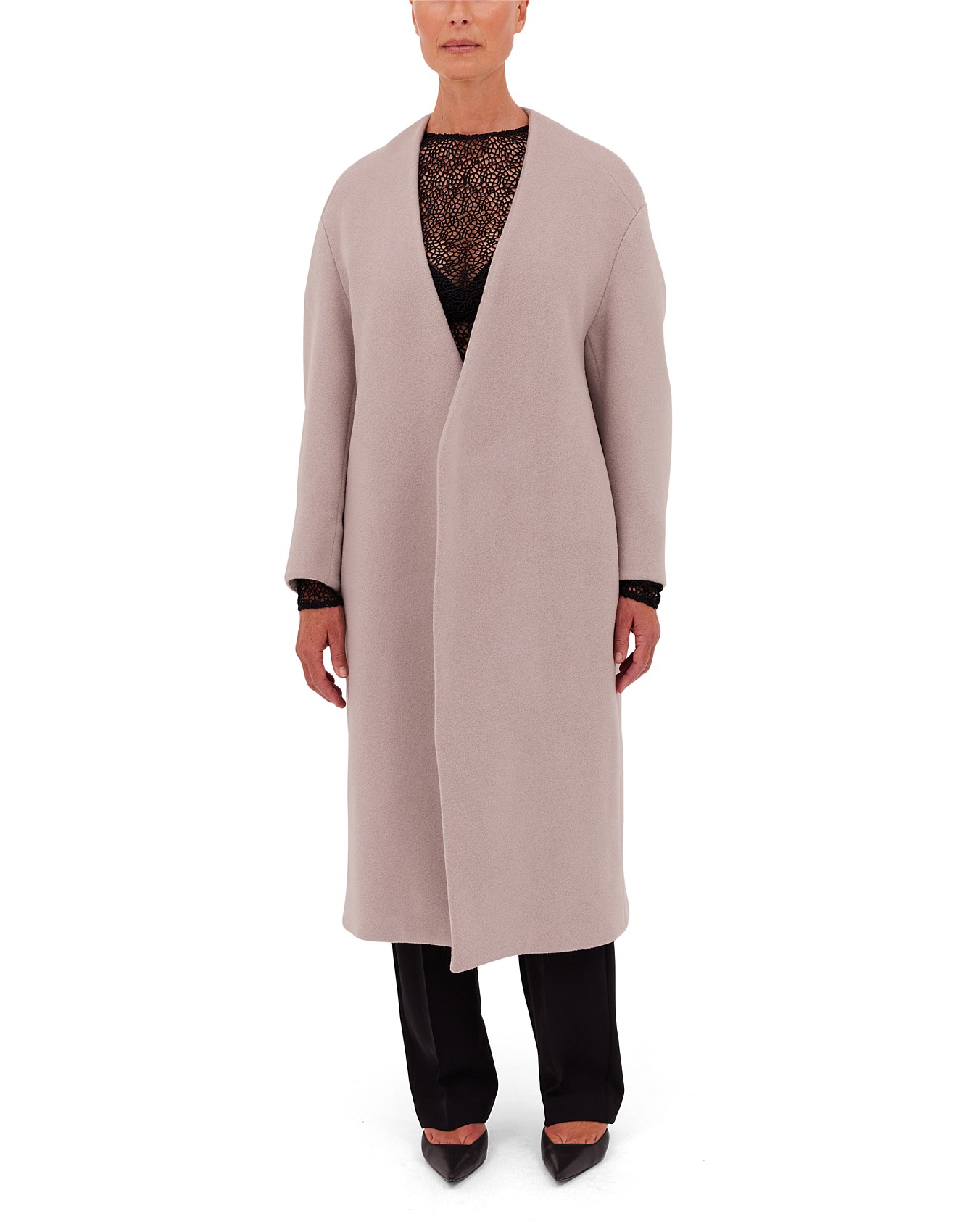 Bianca Spender Mushroom Coating Enfold Coat | David Jones