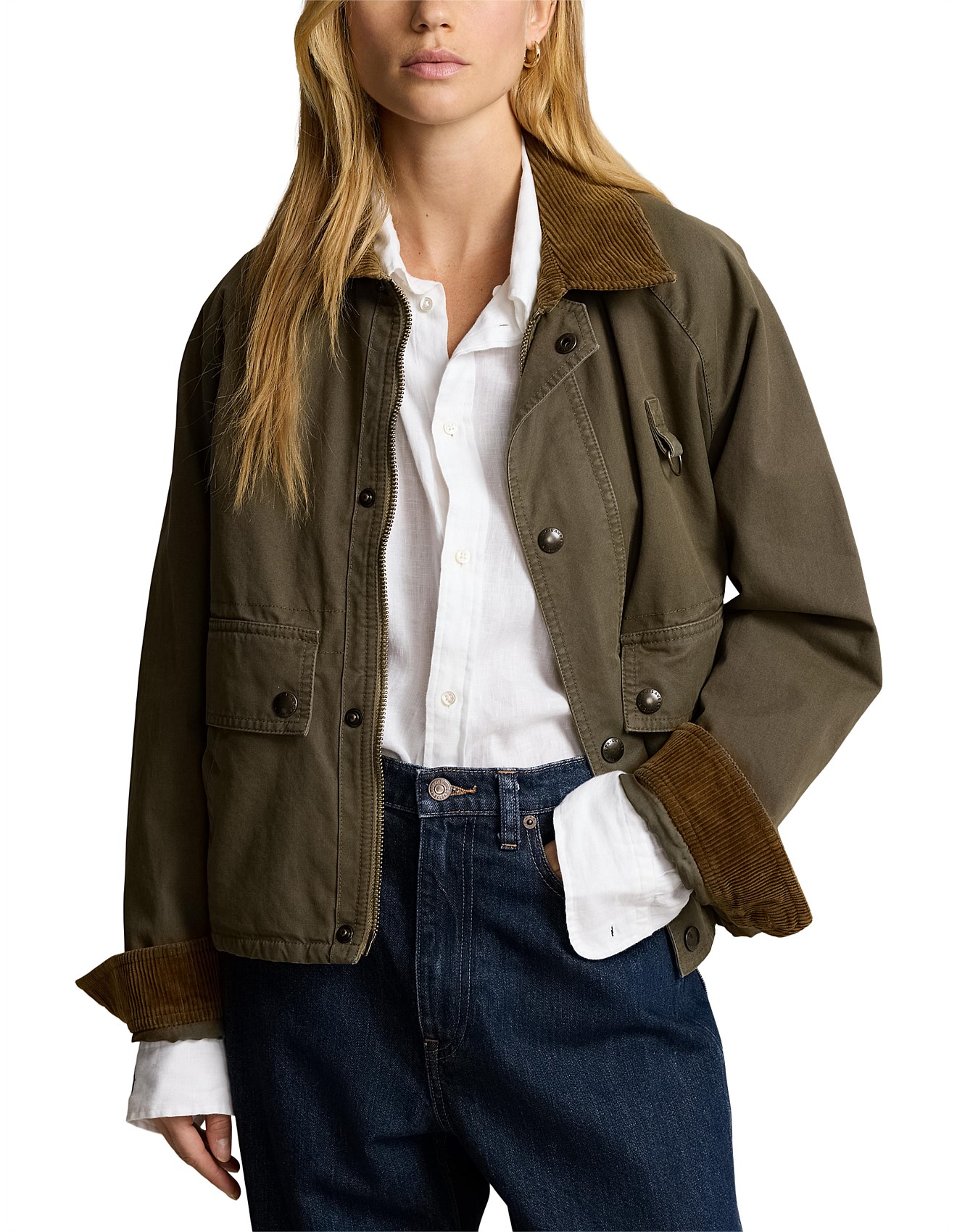 Polo Ralph Lauren Cropped Utility Jacket | David Jones